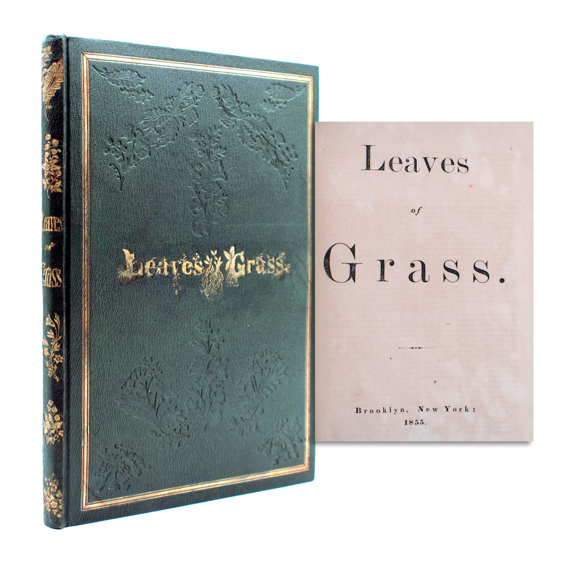 Leaves of Grass by Whitman, Walt: (1855) First edition, first issue ...