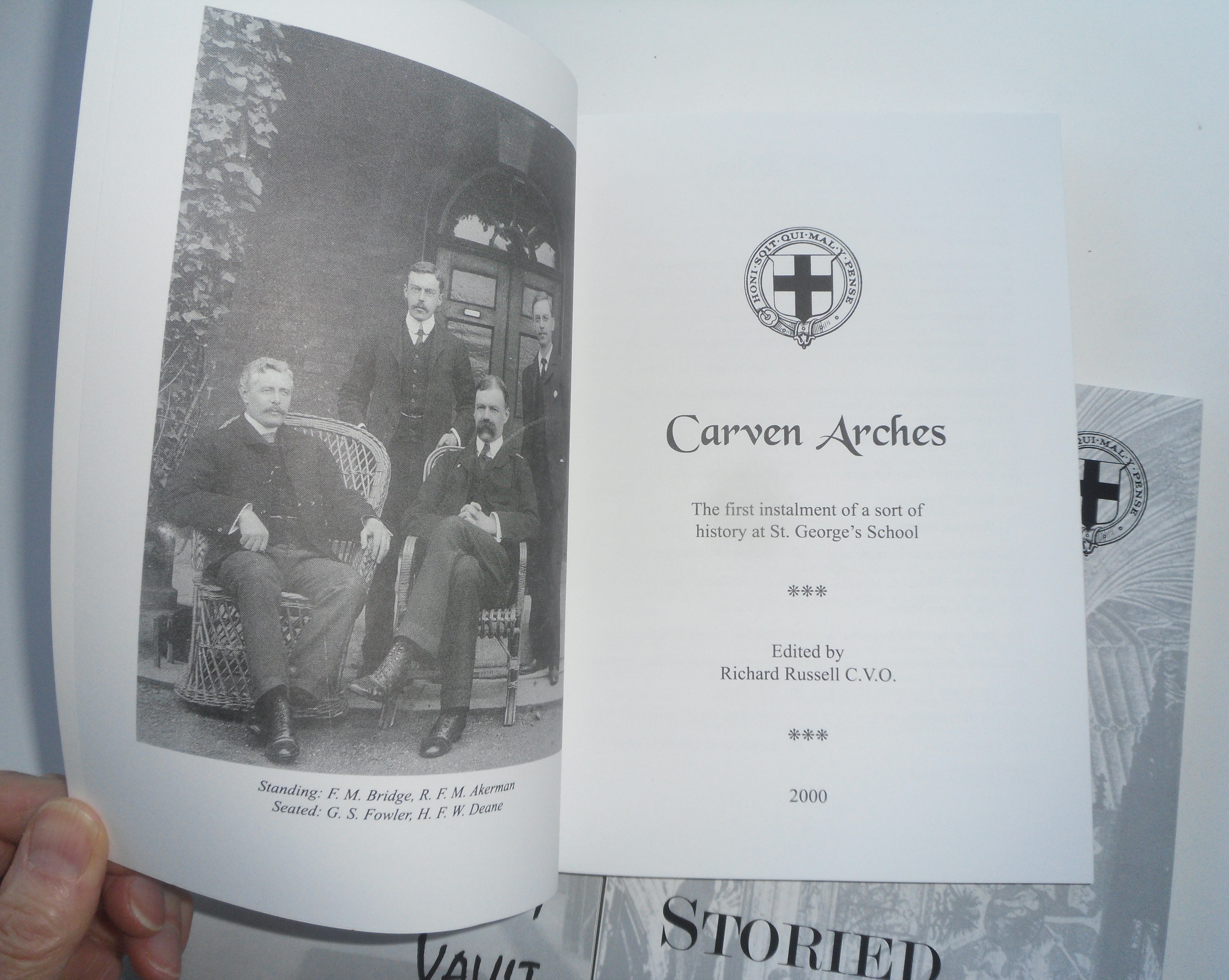 Craven Arches, Soaring Vault and Storied Banner. (3 VOLUME SET LTD ...