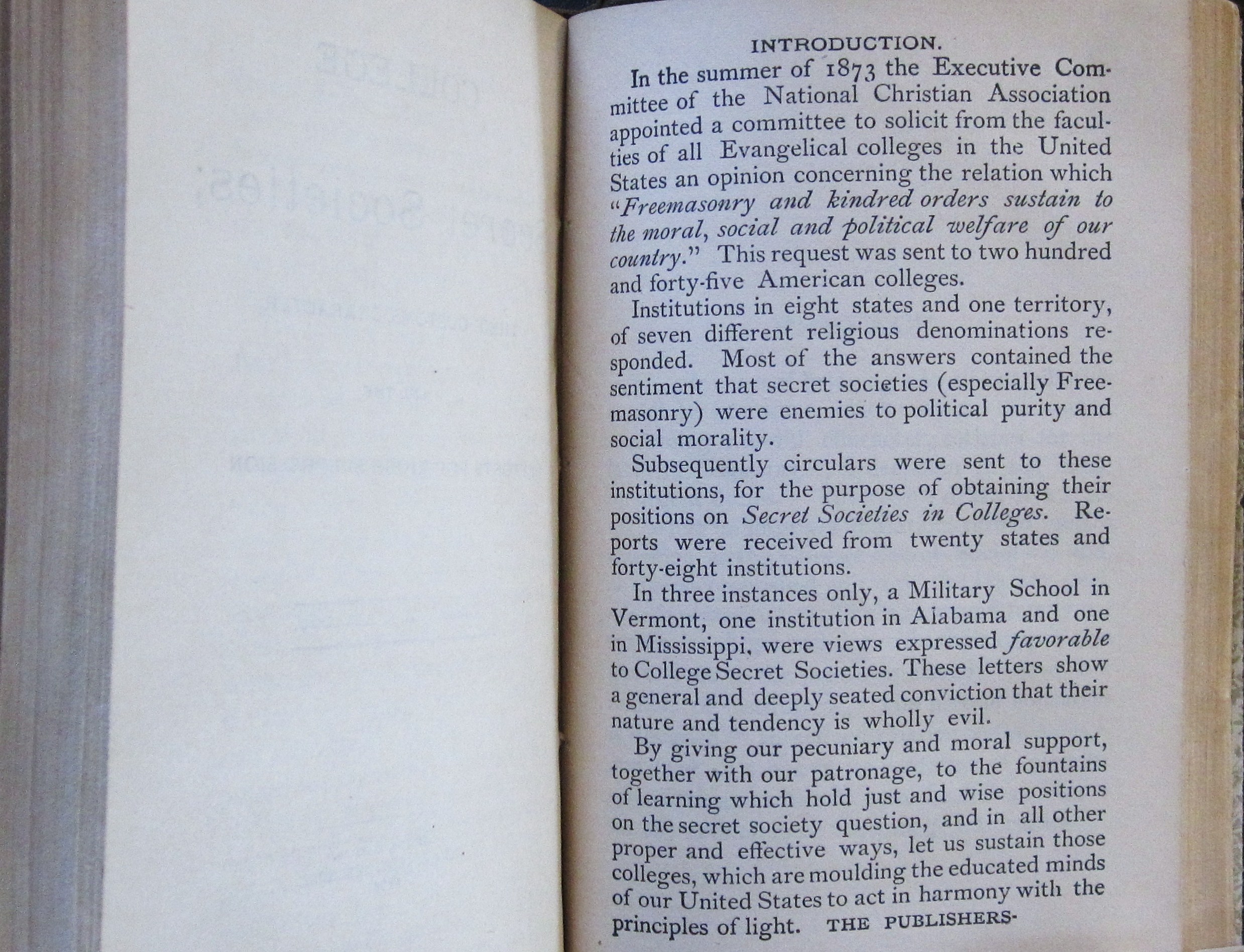 Secret Societies, Ancient and Modern. An Outline of Their Rise ...