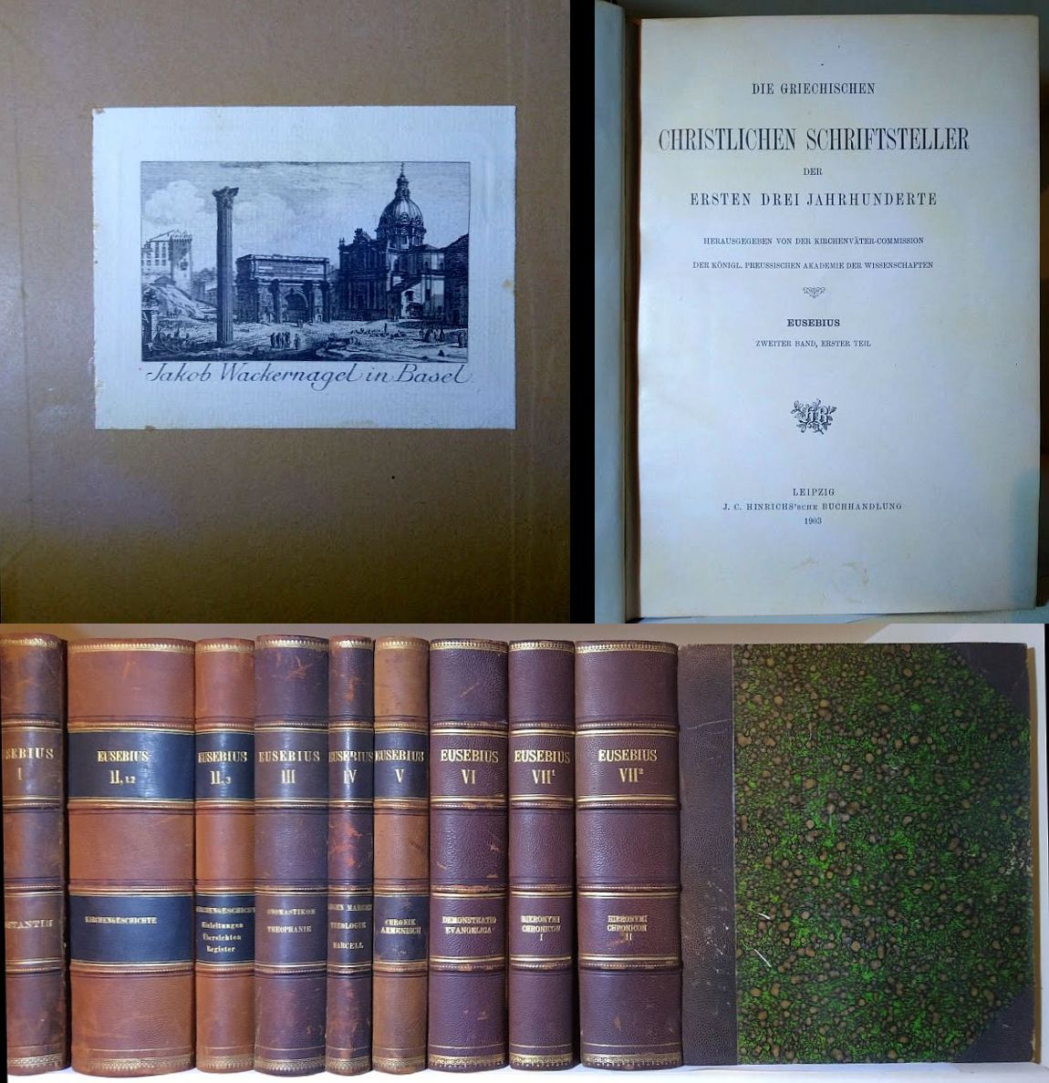Eusebius: Werke. Band 1-7/2 in 9 Bänden. Herausgegeben von Ivar A ...
