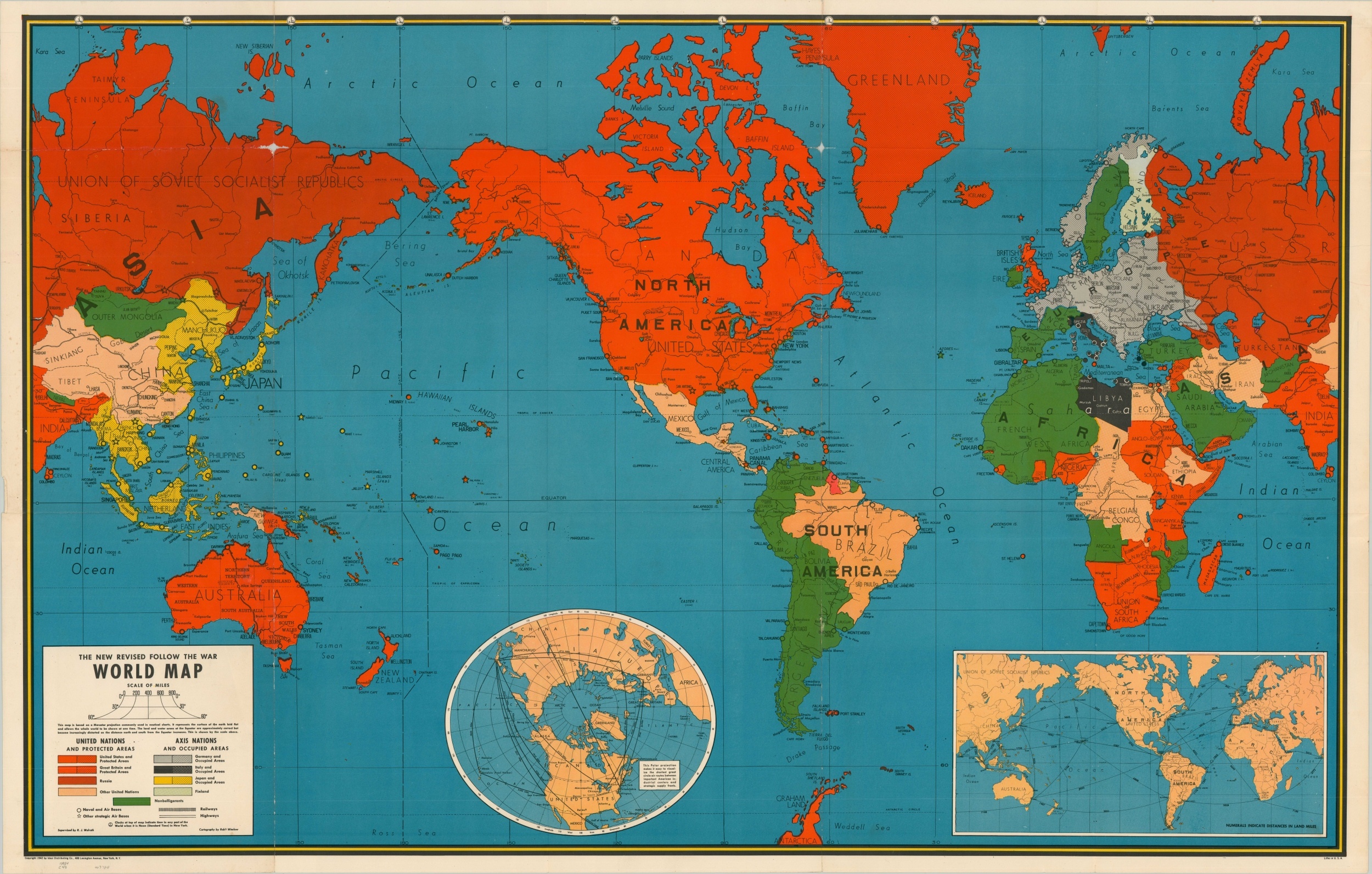 The New Revised Follow the War World Map - Global overview highlighting ...