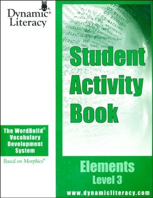 The WordBuild Â® Vocabulary Development System Elements Level 3 Student ...