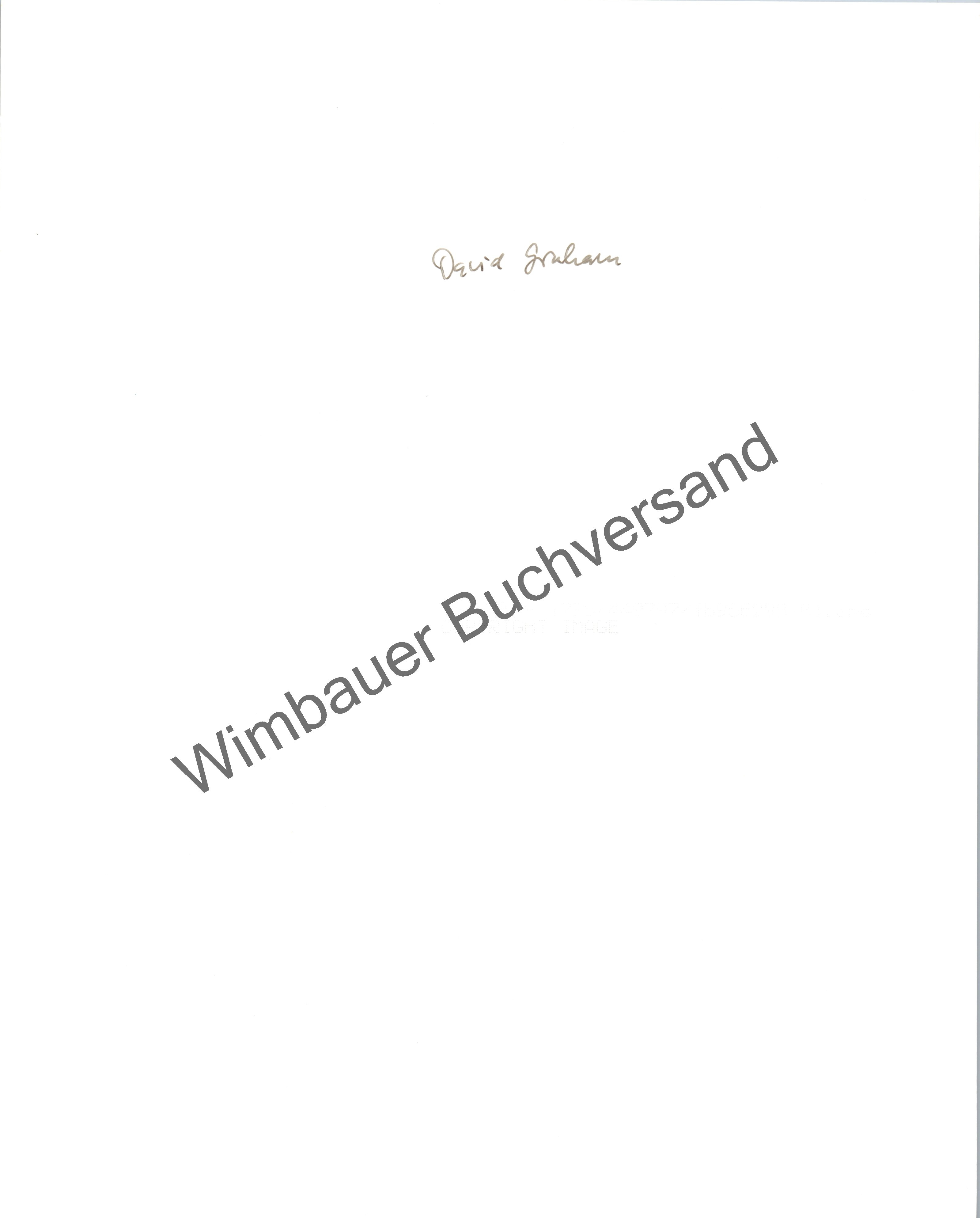 Original Autogramm David Graham DR WHO /// Autograph signiert signed ...