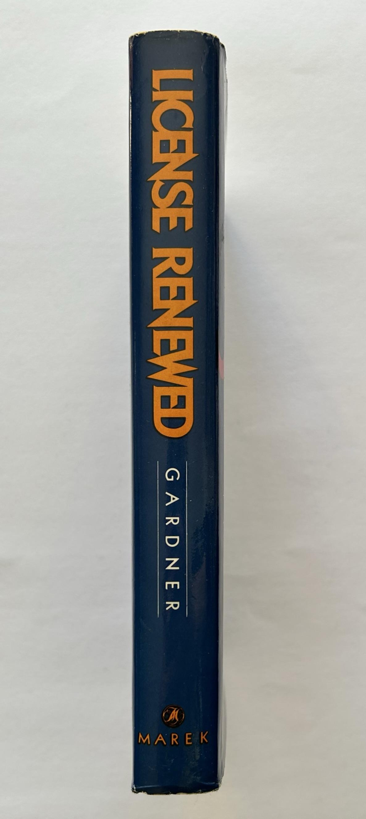 James Bond in License Renewed by John Gardner: Very Good Hardcover ...