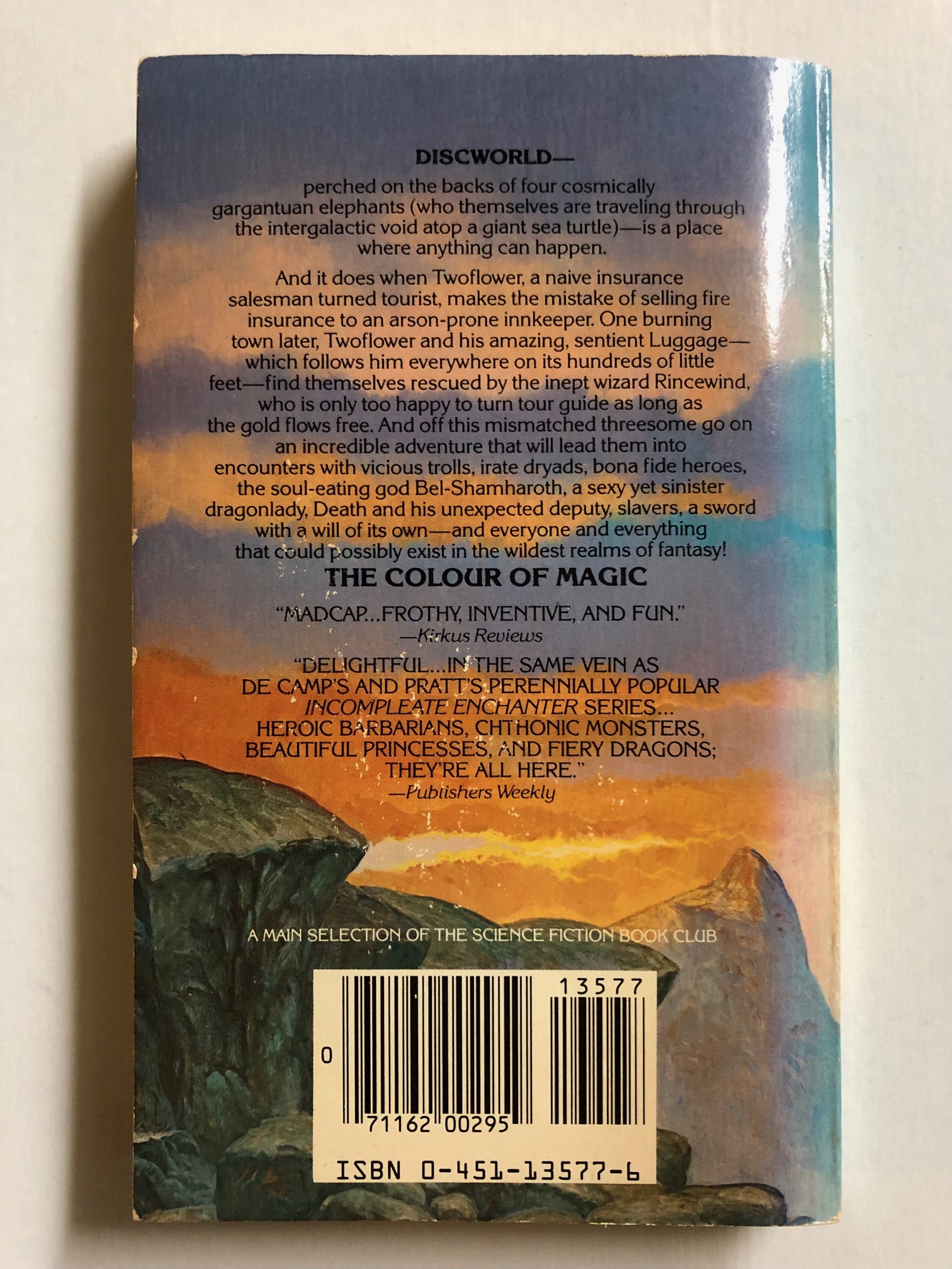 The Colour of Magic by Terry Pratchett: Very Good Soft cover (1985) 1st ...