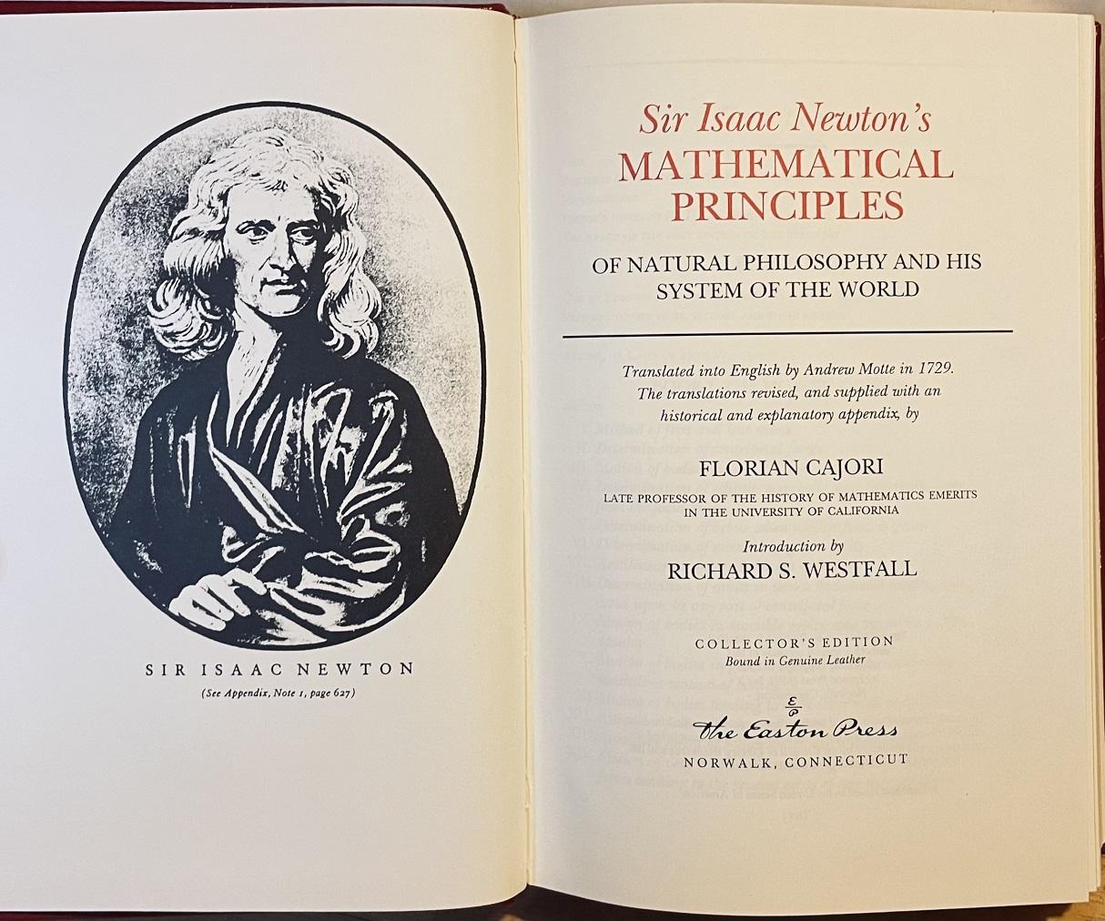 Sir Isaac Newton's Mathematical Principles of Natural Philosophy and ...