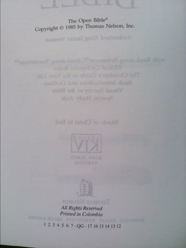 Open Bible-KJV by Thomas Nelson: Good Paperback (2012) | ThriftBooksVintage