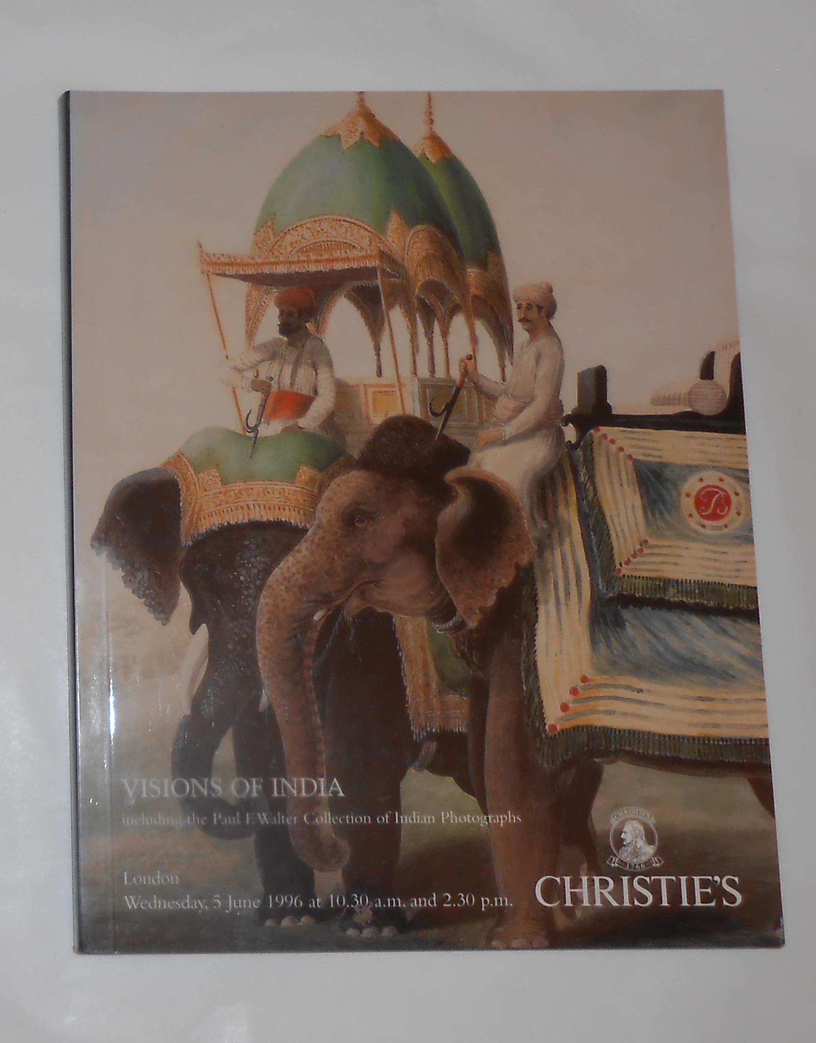 Visions of India - Including the Paul F Walter Collection of Indian ...