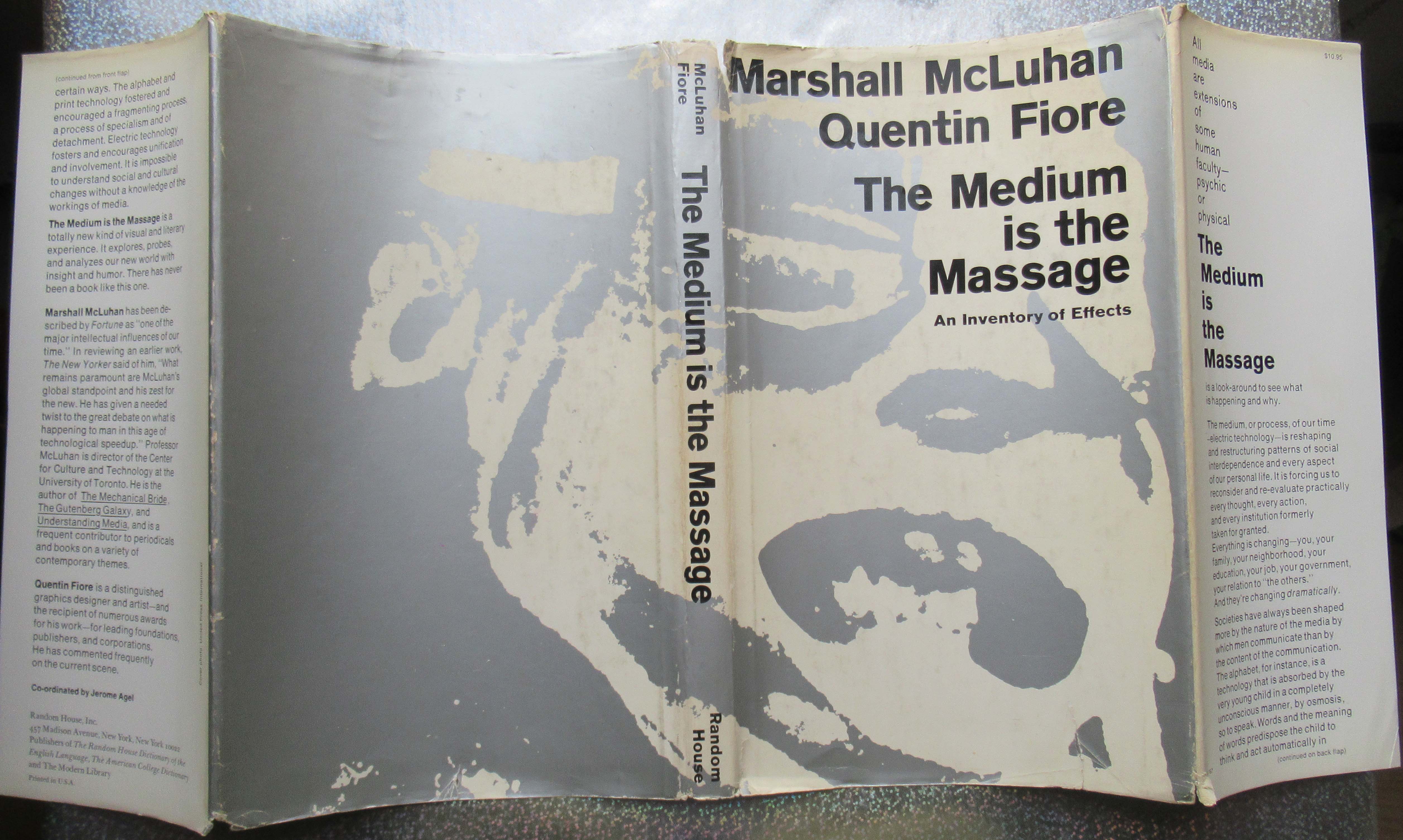 The Medium Is The Massage By Mcluhan Marshall And Quentin Fiore 1967 Jonathan Frost Rare
