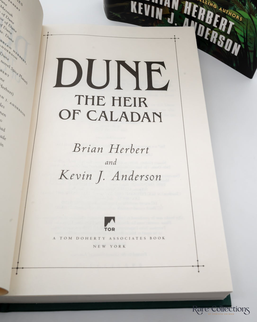 Dune: the Heir of Caladan - Double-Signed by J., Herbert, Brian ...