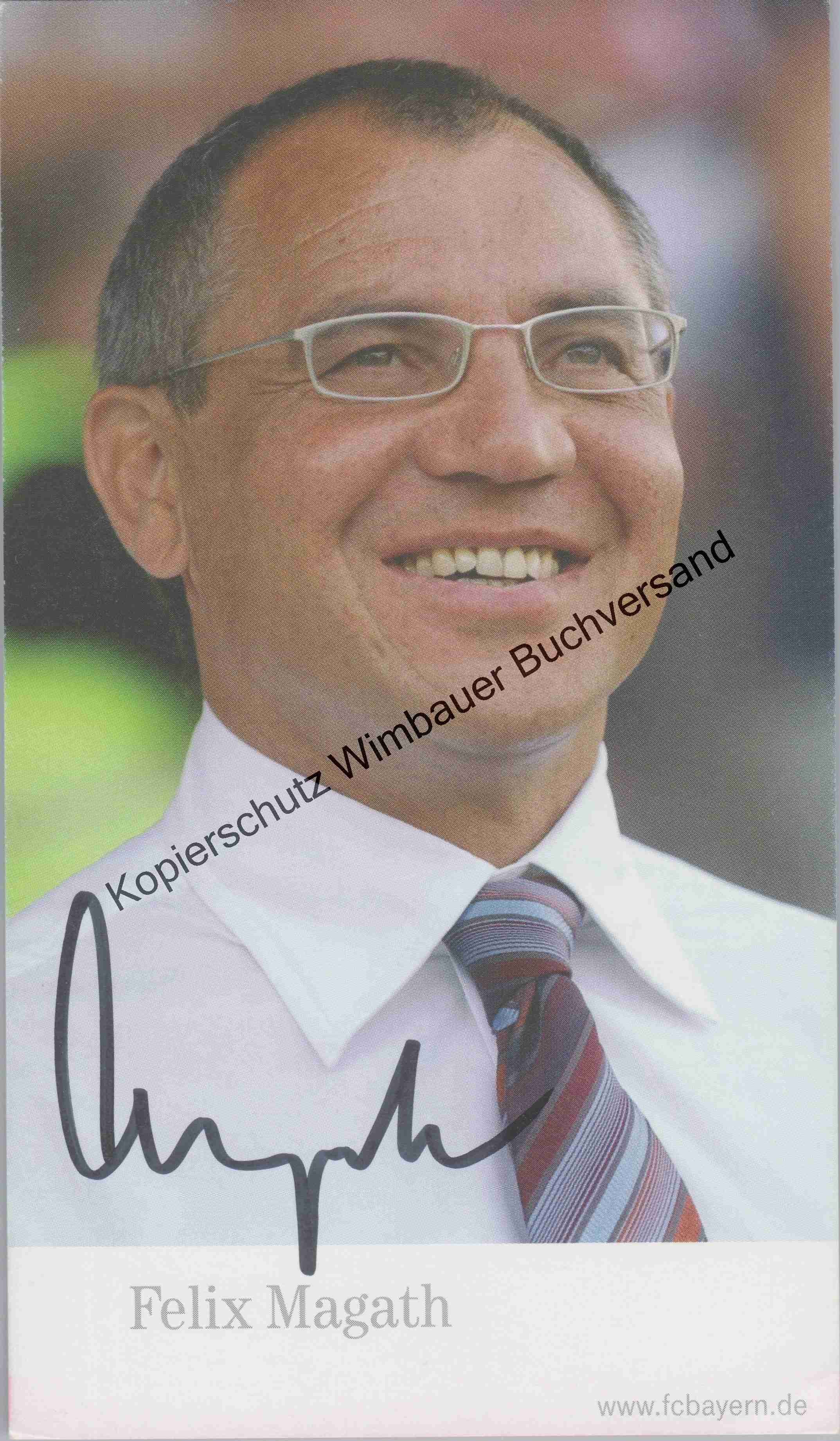 Original Autogramm Felix Magath /// Autograph signiert signed signee von Magath, Felix :: Signed ...