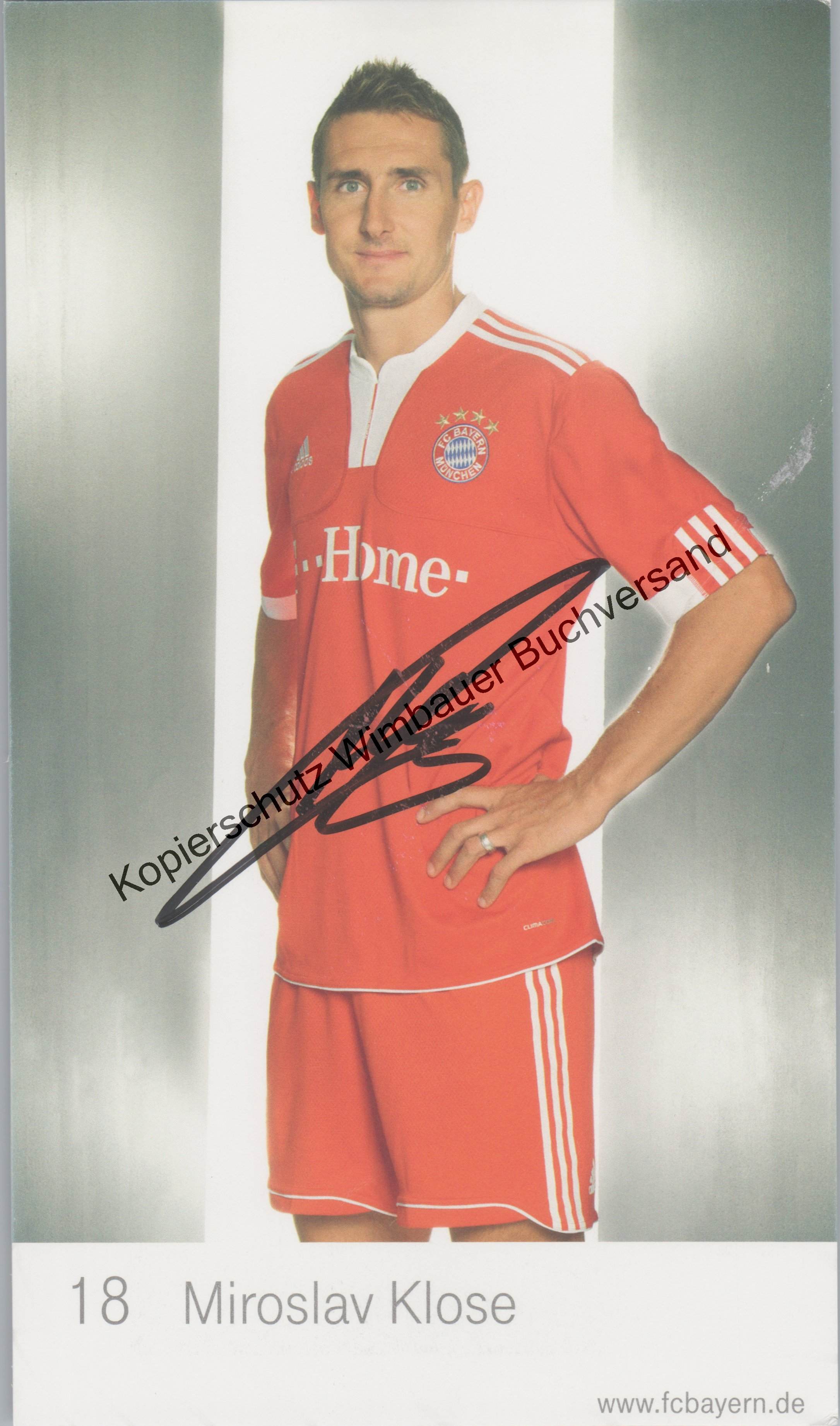 Original Autogramm Miroslav Klose /// Autogramm Autograph Original Autogramm Miroslav Klose /// Autogramm Autograph