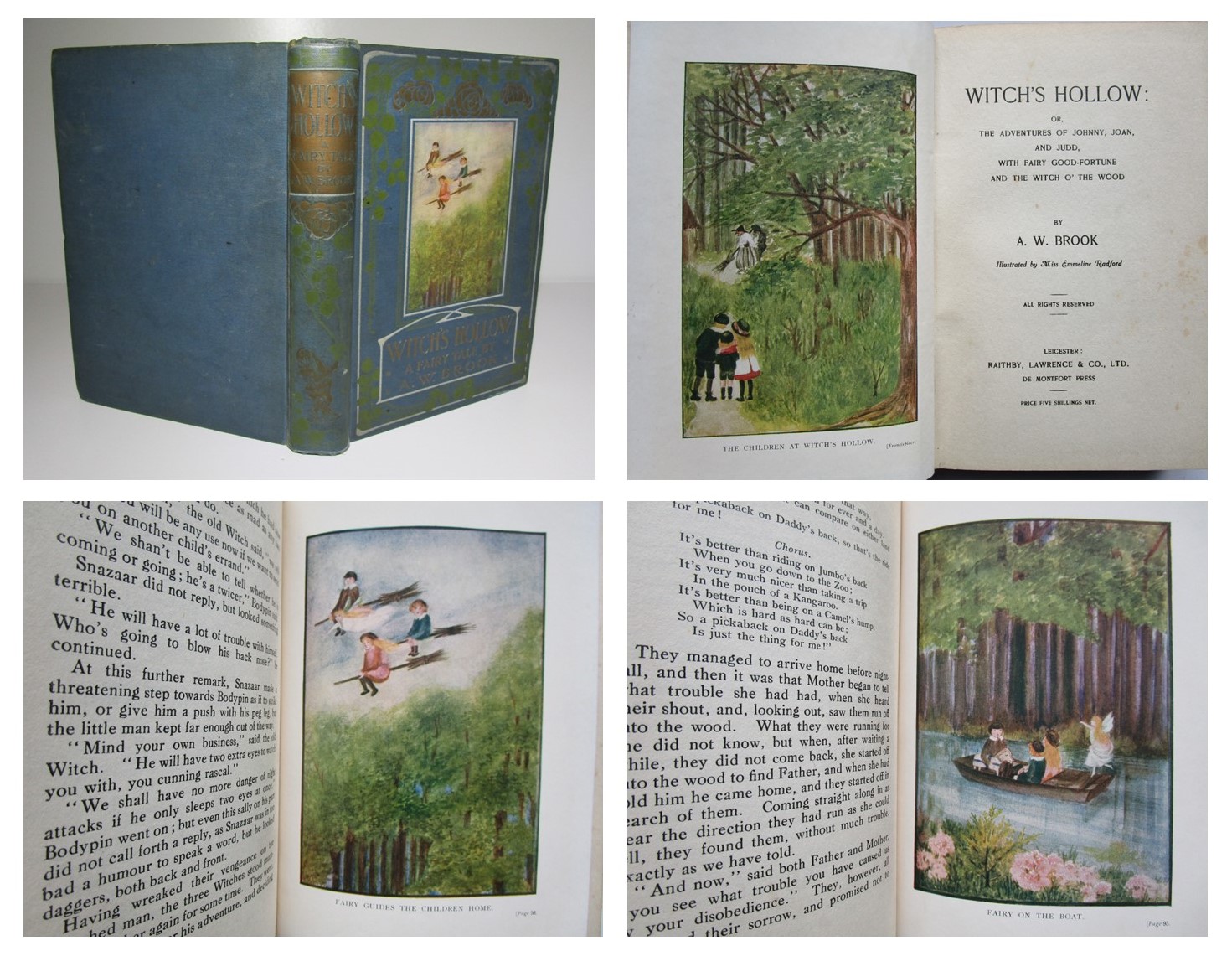 WITCH'S HOLLOW Or The Adventures of Johnny, Joan, and Judd, With Fairy ...