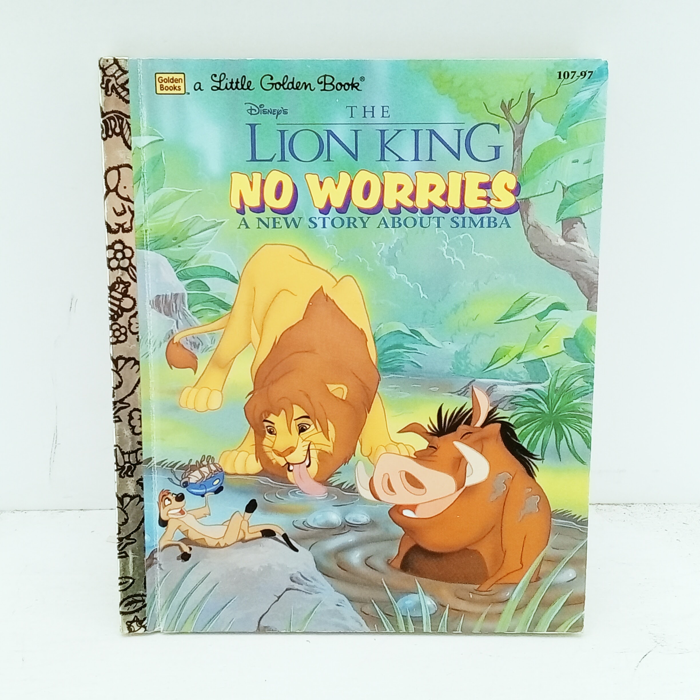Disneys The Lion King No Worries A New Story About Simba A Little Golden Book Good Cat On