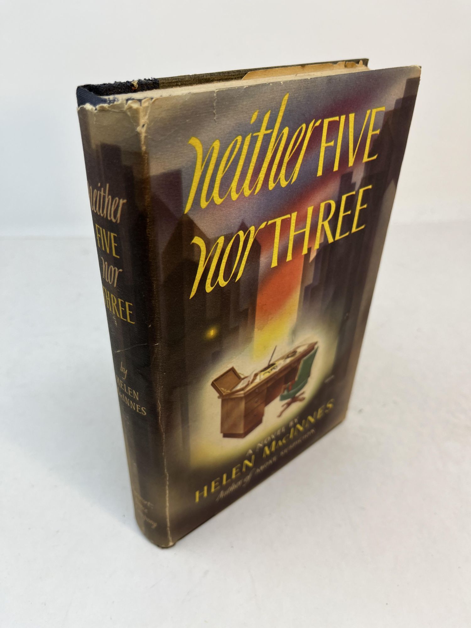 NEITHER FIVE NOR THREE by MacInnes, Helen: Good+ Hardcover (1951) 1st ...