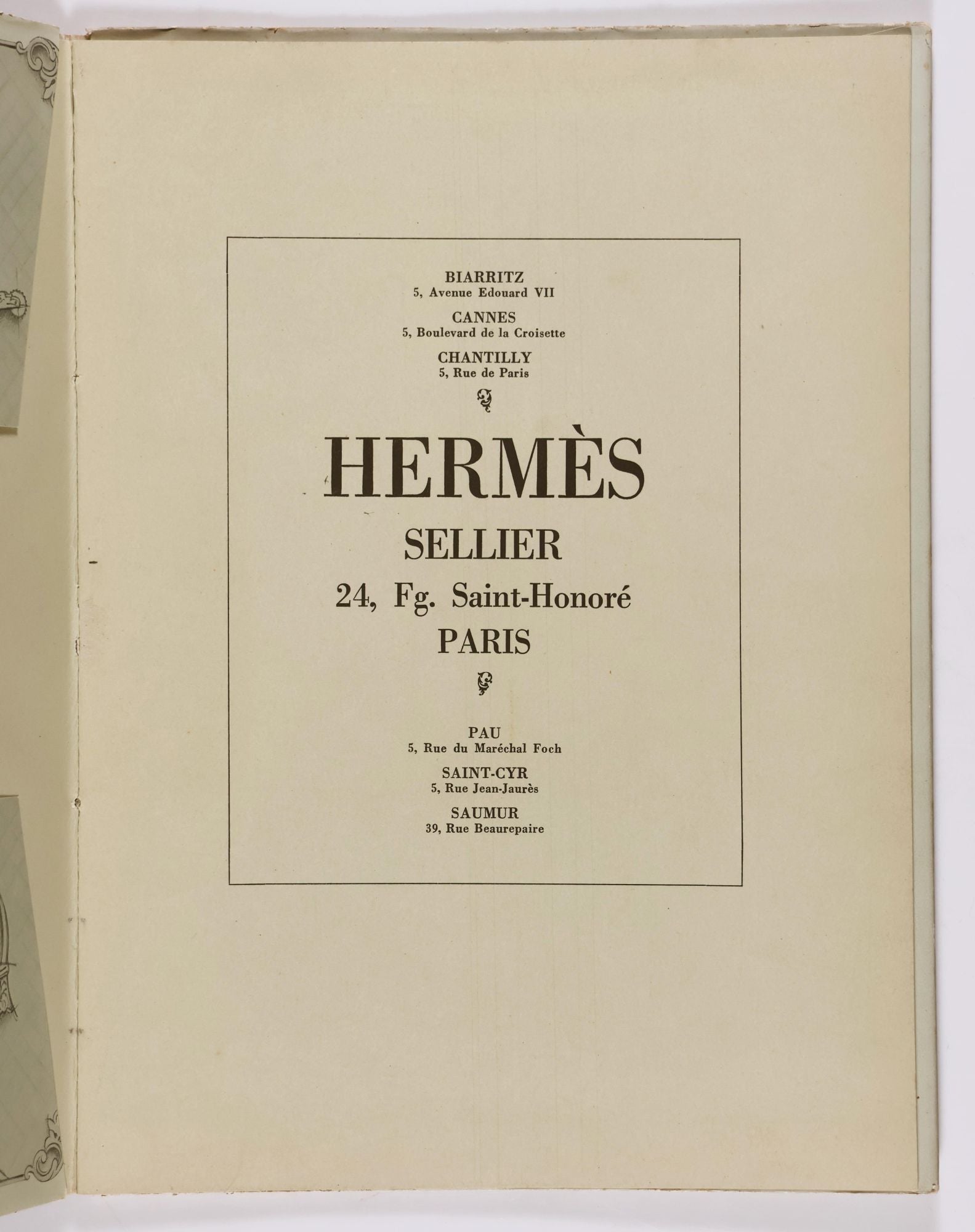 Hermès Sellier Trade Catalog by Reboux, Paul (Text); Jean Clair-Guyot ...