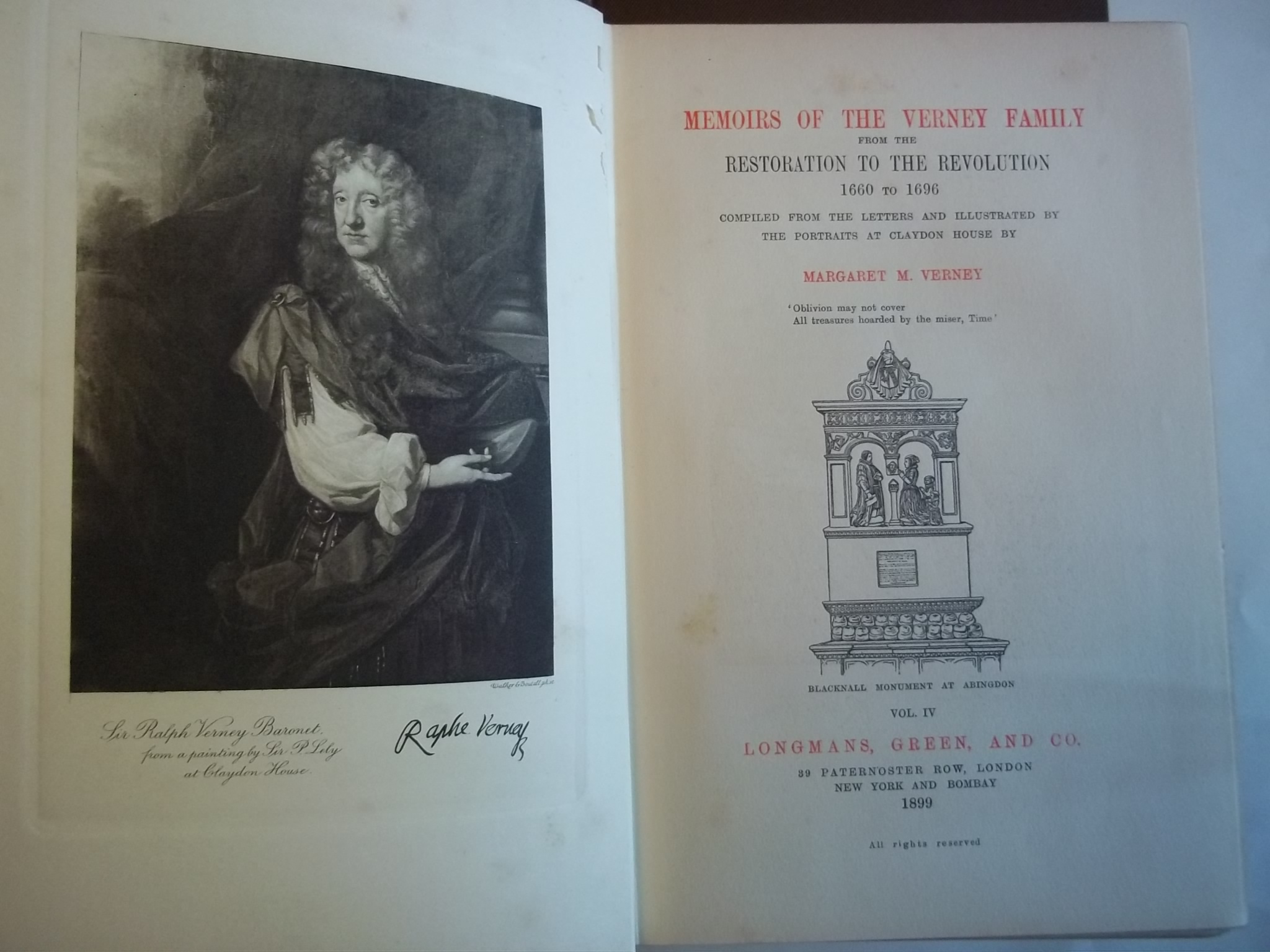 Memoirs of the Verney Family During the Civil War.WITH Memoirs of the ...