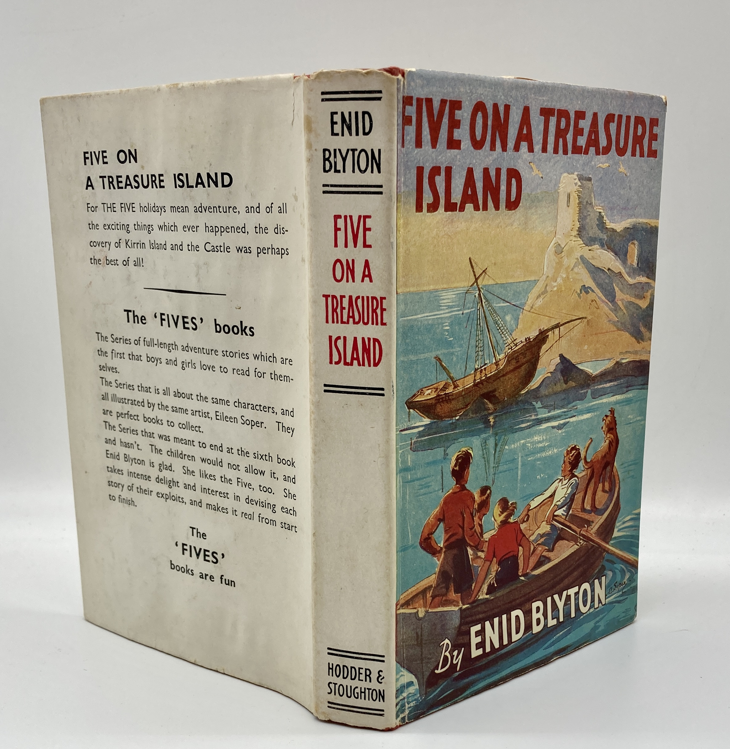 Five On a treasure Island by Enid Blyton: Very Good Hardcover (1950 ...