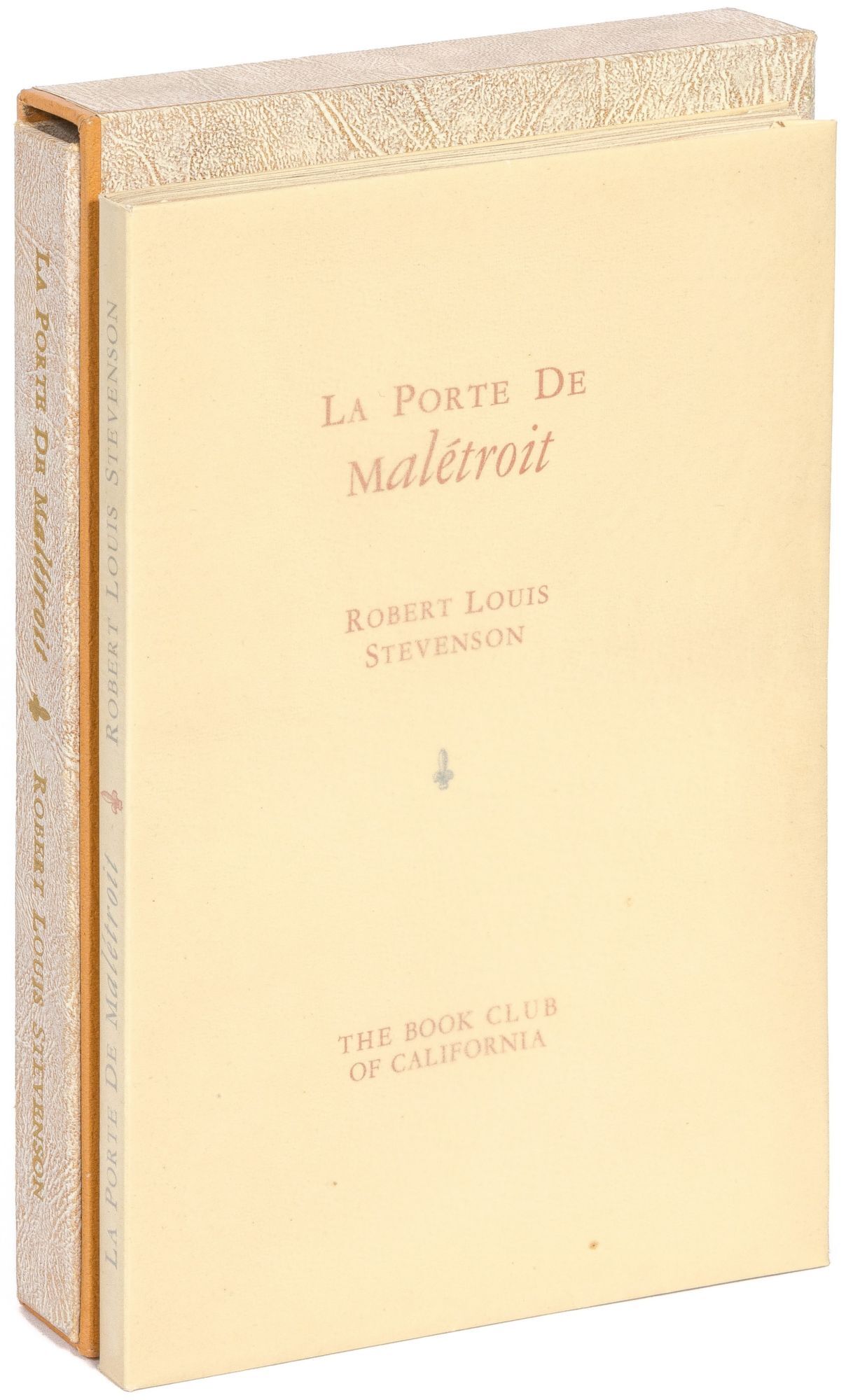 La Porte de Malétroit by STEVENSON, Robert Louis: Fine Softcover (1913 ...