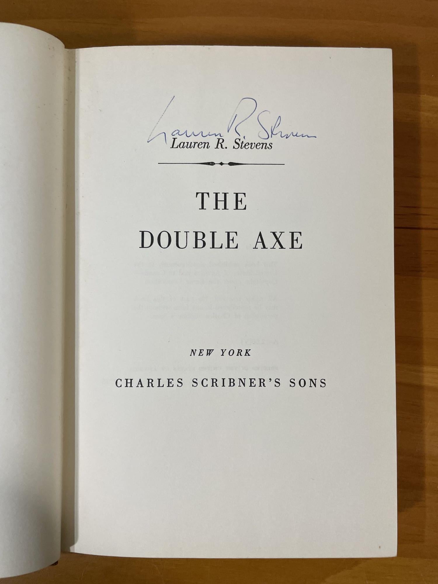 The Double Axe by Stevens, Lauren R.: hardcover (1961) first edition ...