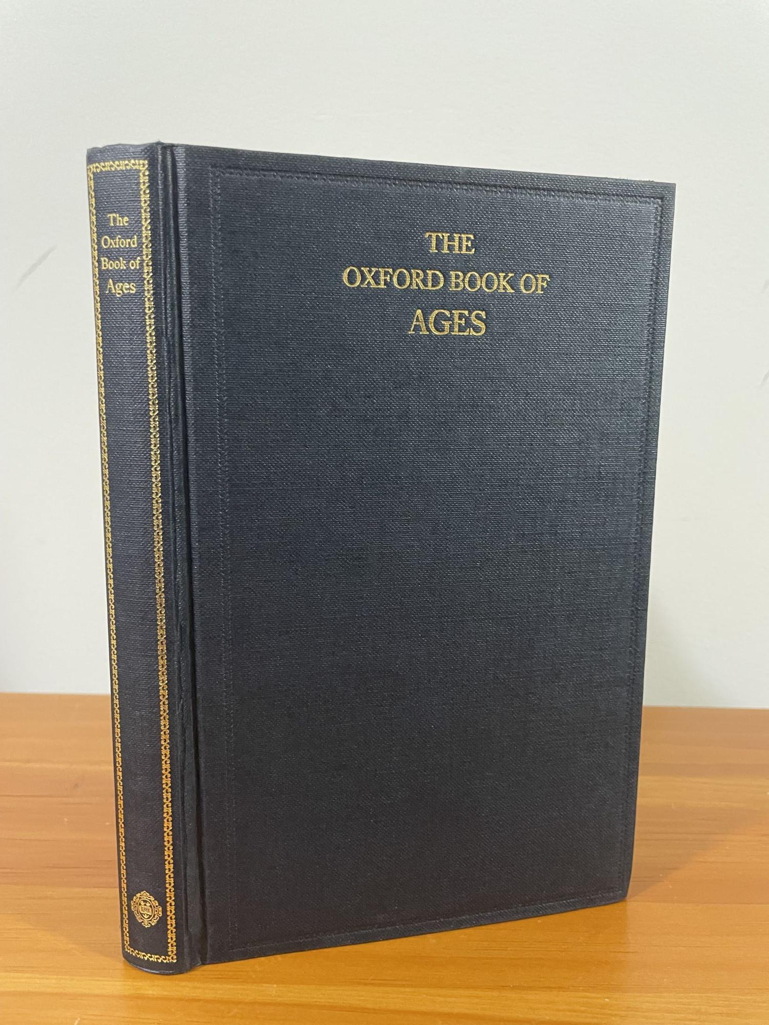 The Oxford Book of Ages by Sampson, Anthony and Sally (eds.): hardcover ...