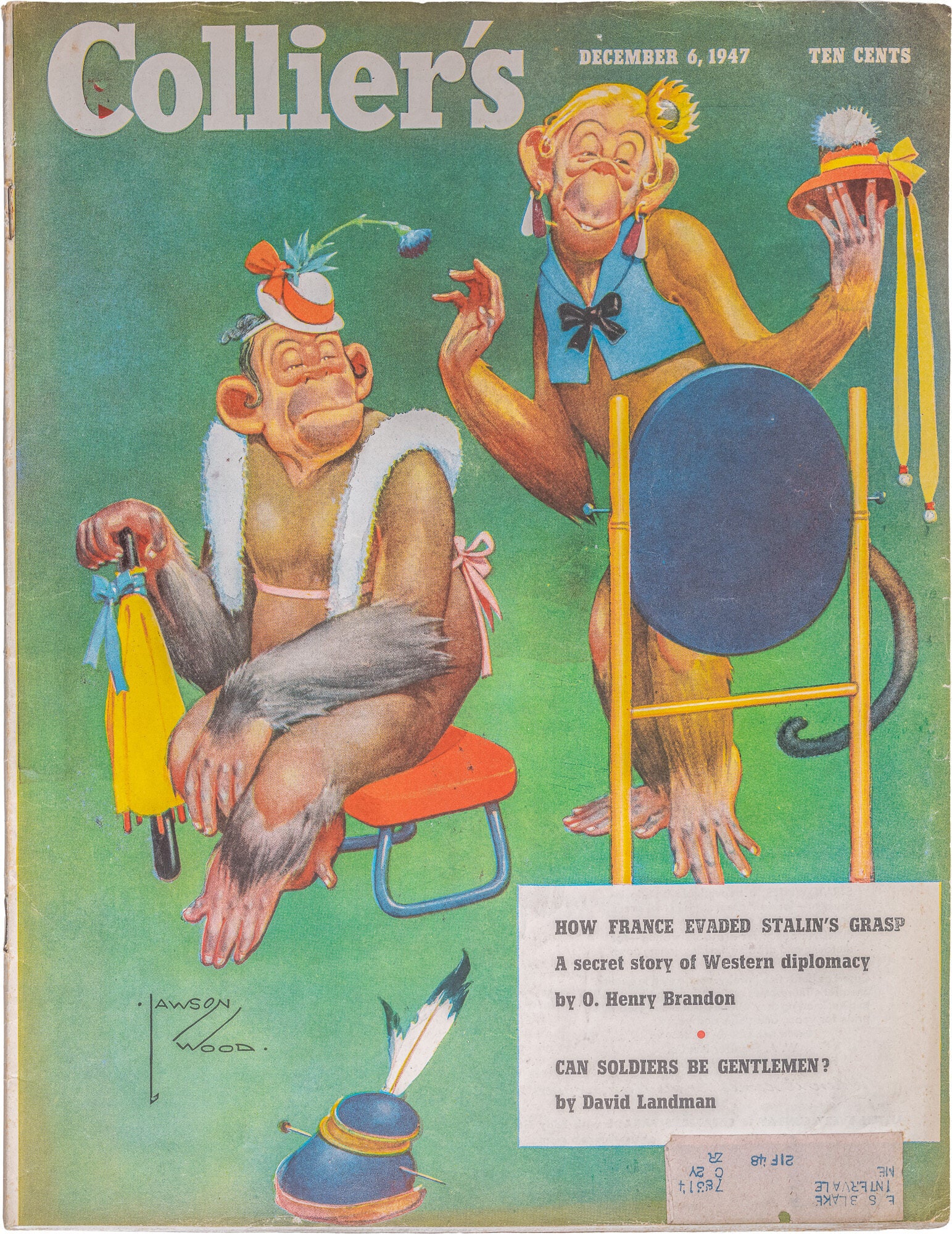 The Tin Star; in Collier's Magazine by Cunningham, John: Very good ...