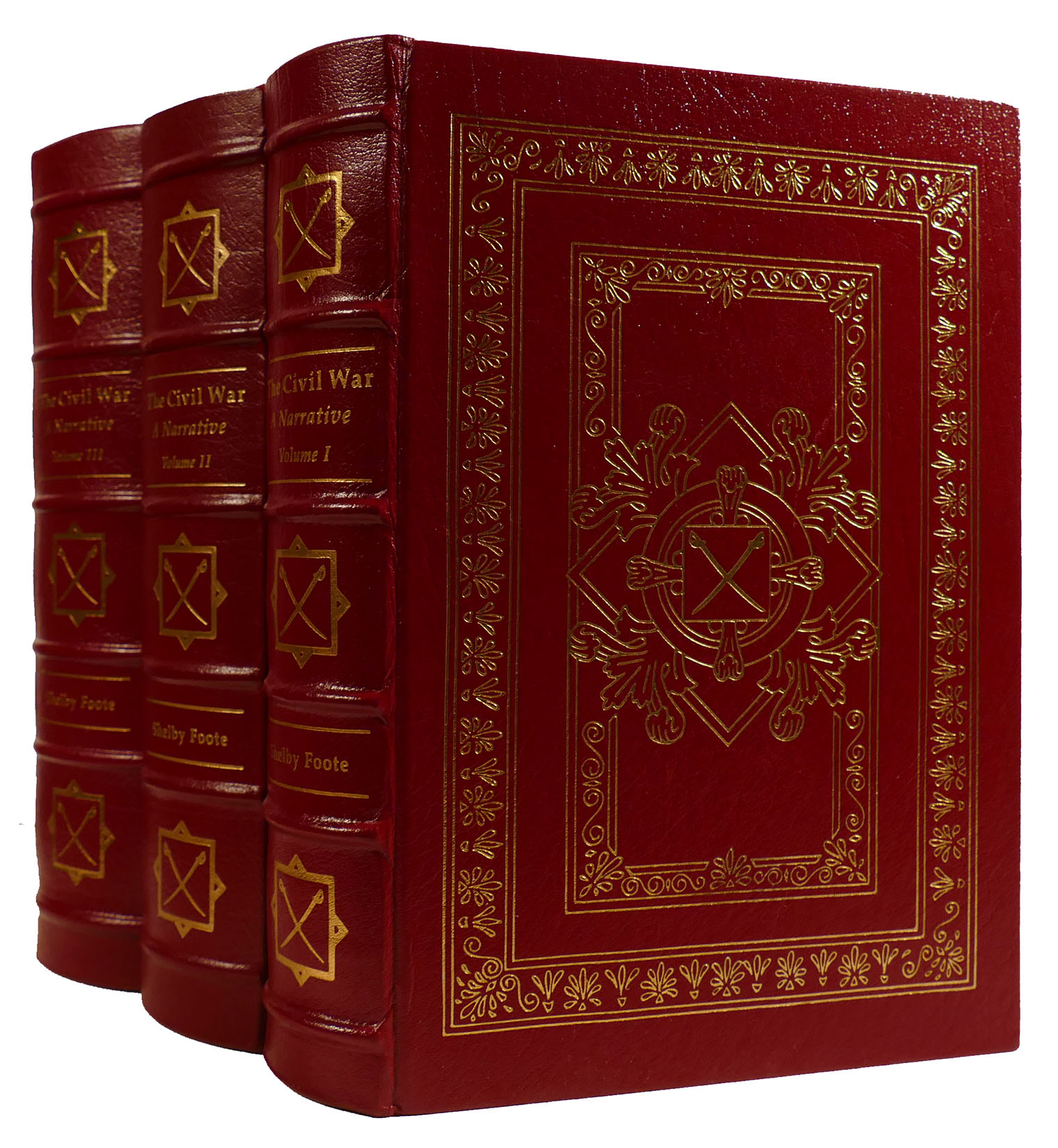 THE CIVIL WAR : A NARRATIVE IN 3 VOLUMES SET: FORT SUMTER TO PERRYVILLE ...