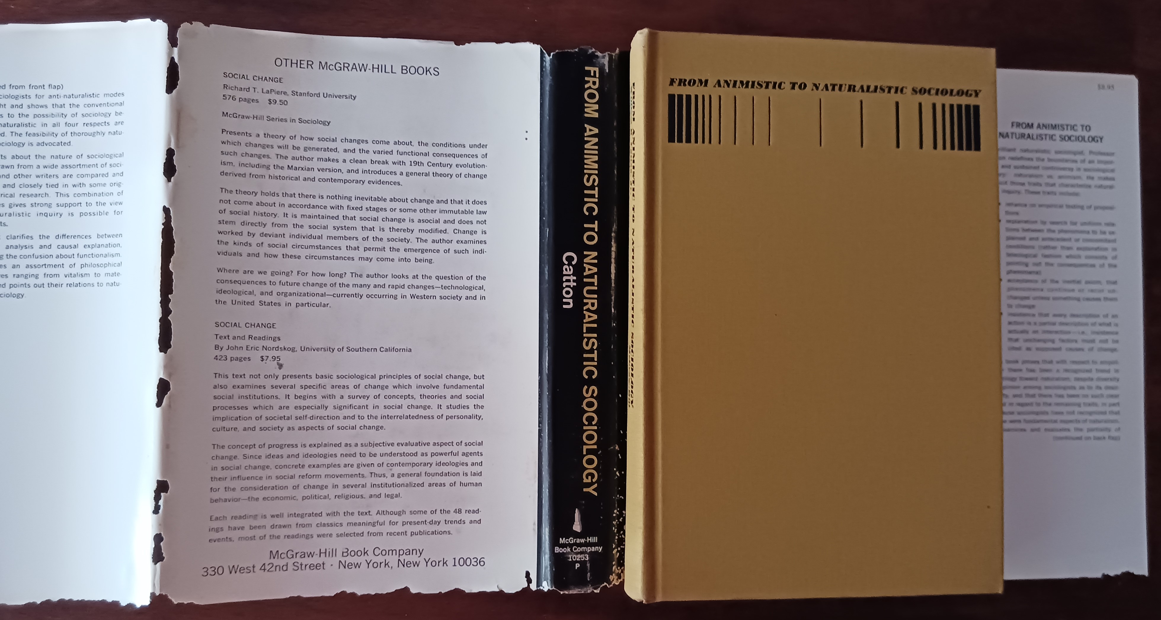 From Animistic to Naturalistic Sociology (McGraw Hill Series in ...