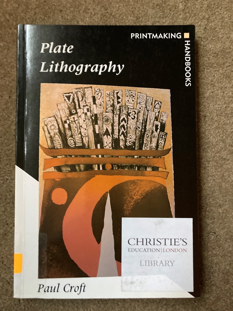 Plate Lithography (Printmaking Handbooks) by Paul Croft: Fair Paperback ...