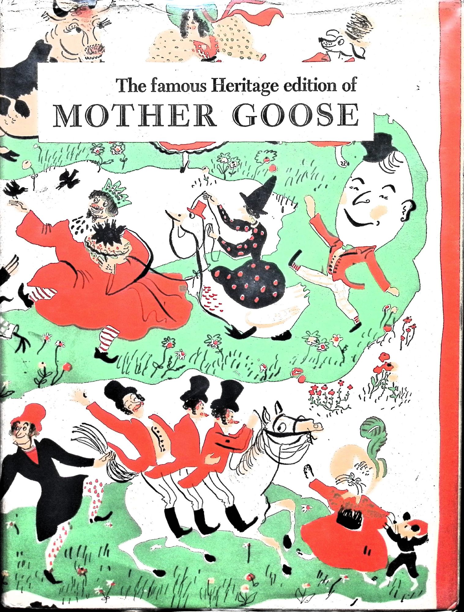 The Famous Heritage Edition of Mother Goose by Benet, William Rose ...