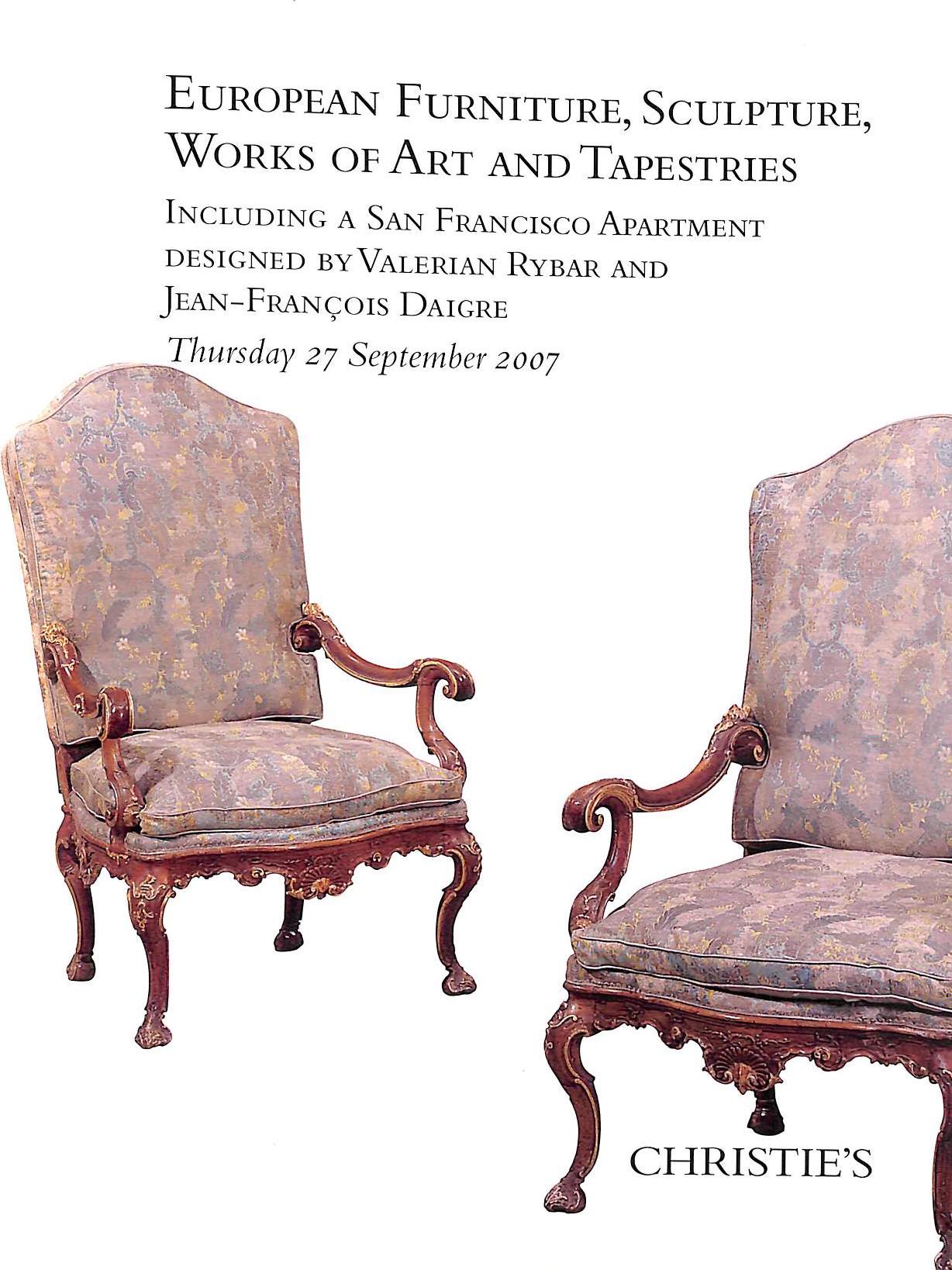 European Furniture, Sculpture, Works Of Art And Tapestries Including A ...