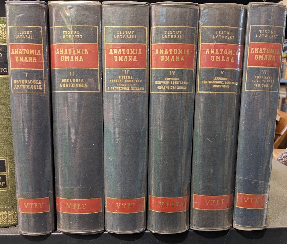 Trattato di anatomia umana - 6 volumi by L. Testut e A. Latarjet: Molto ...