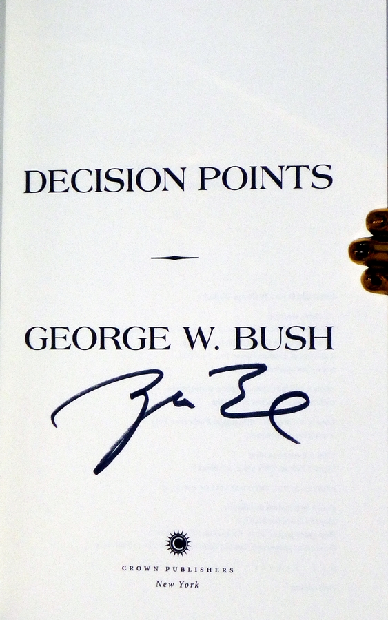 Decision Points (signed by President George W. Bush) by Bush, George W ...