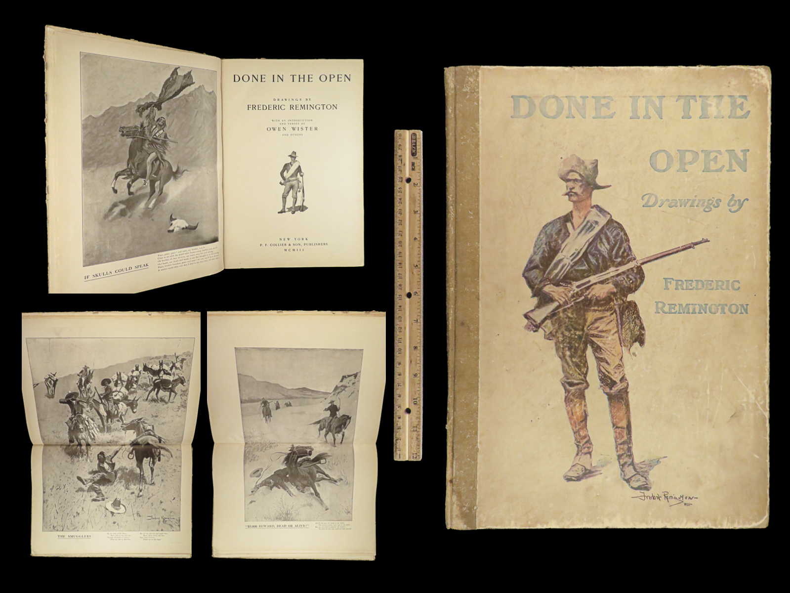 Done in the Open. Drawings by Frederic Remington. With an Introduction ...