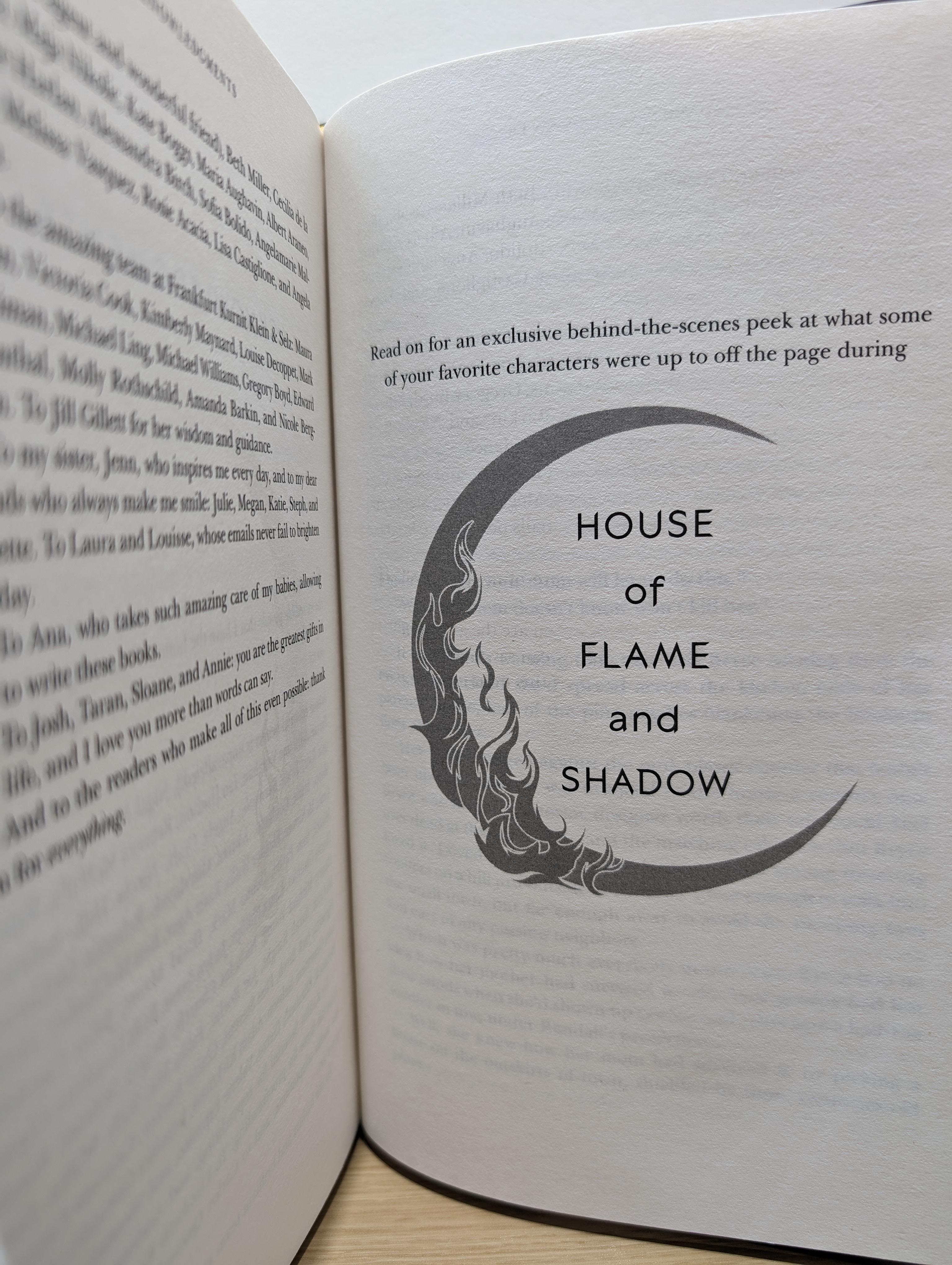 House Of Flame And Shadow Crescent City 3 Uk Exclusive First Edition