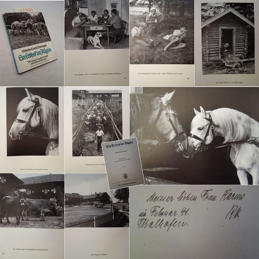 Ein Erbhof im Allgäu. Mit Bildern von Hans Retzlaff und Waltraud ...