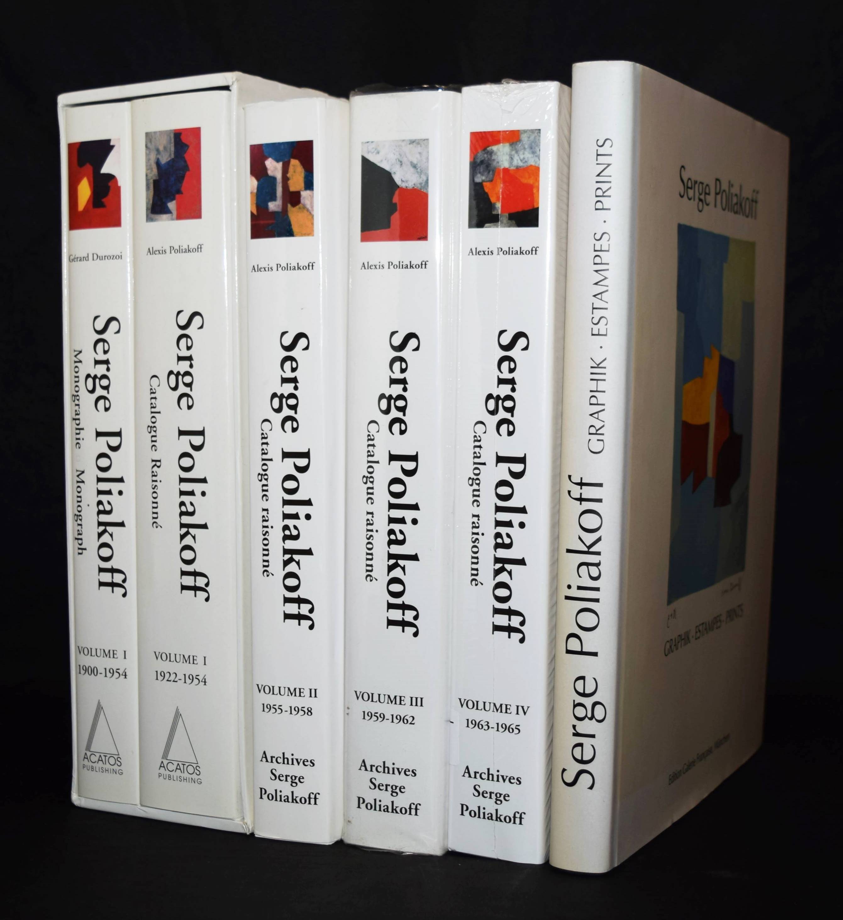 Serge Poliakoff. Monographie / Monograph 1900-1954. - Catalogue raisonné 1922 - 1965. Volume I ...