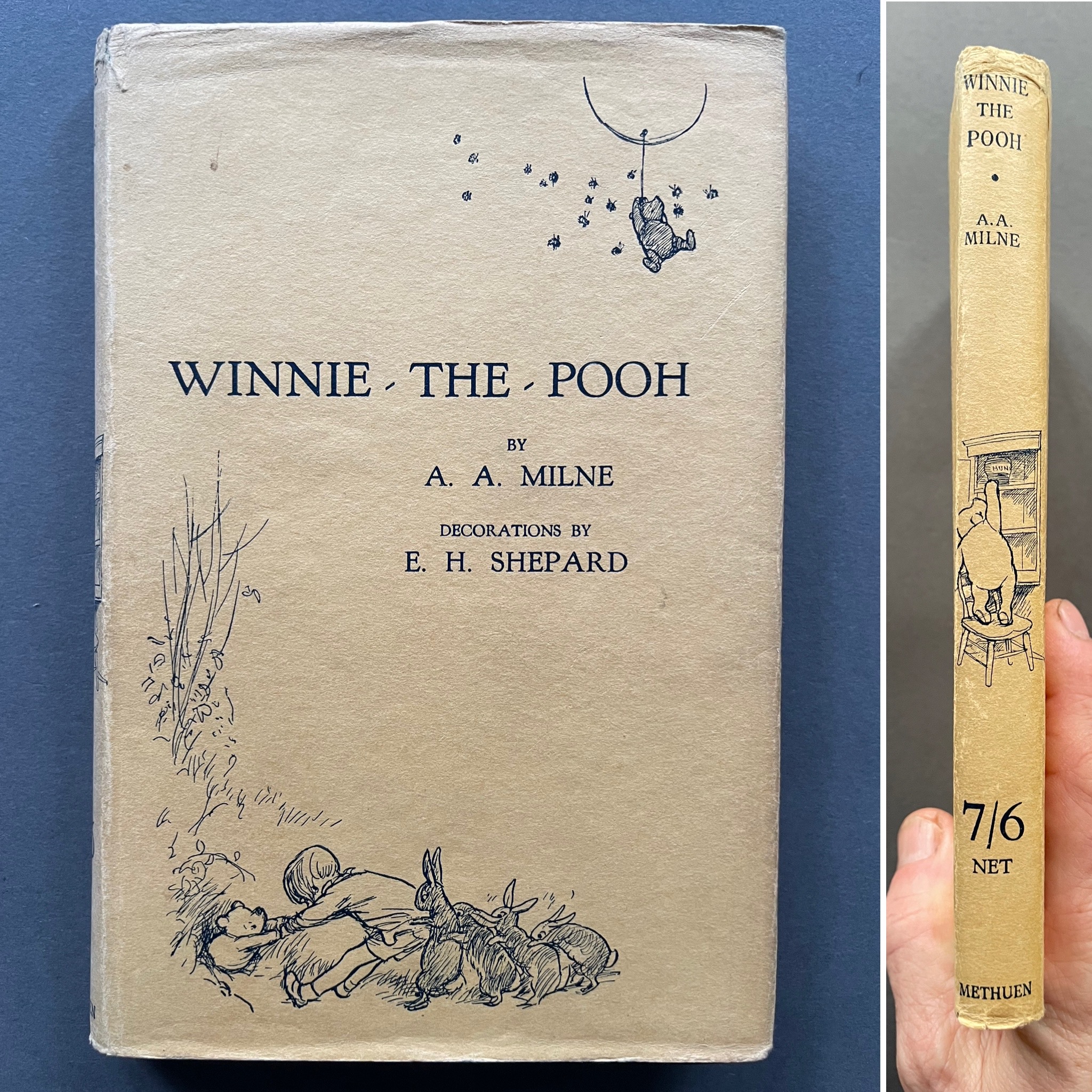 Winnie the Pooh - UK 1st by A A Milne: Very Good Hardcover (1926) 1st ...