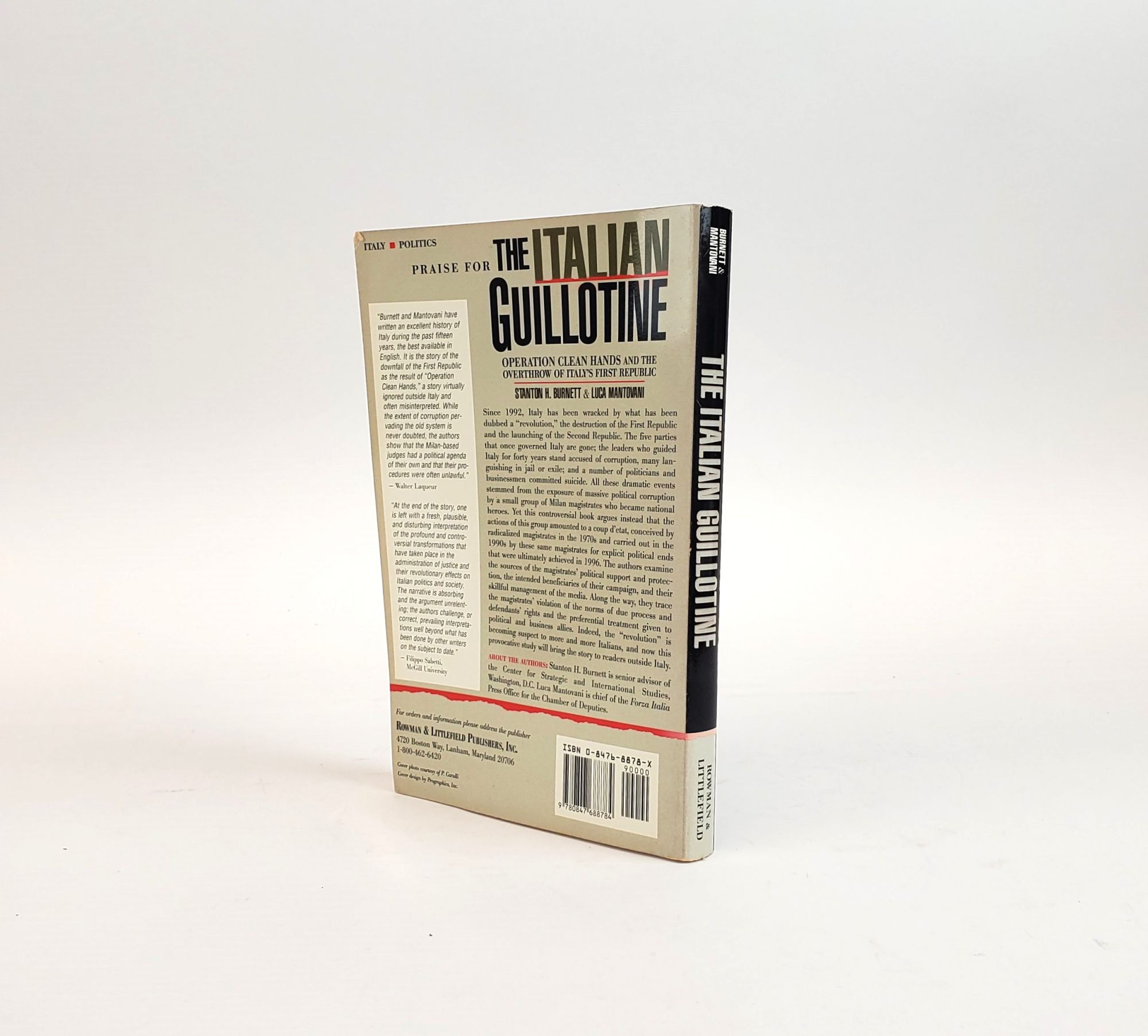 THE ITALIAN GUILLOTINE: OPERATION CLEAN HANDS AND THE OVERTHROW OF ...