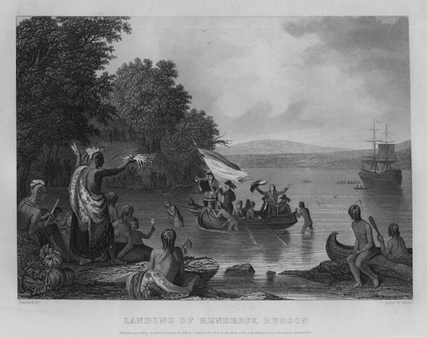 Barco Henry Hudson Henry Hudson Fährt Auf Dem Hudson River