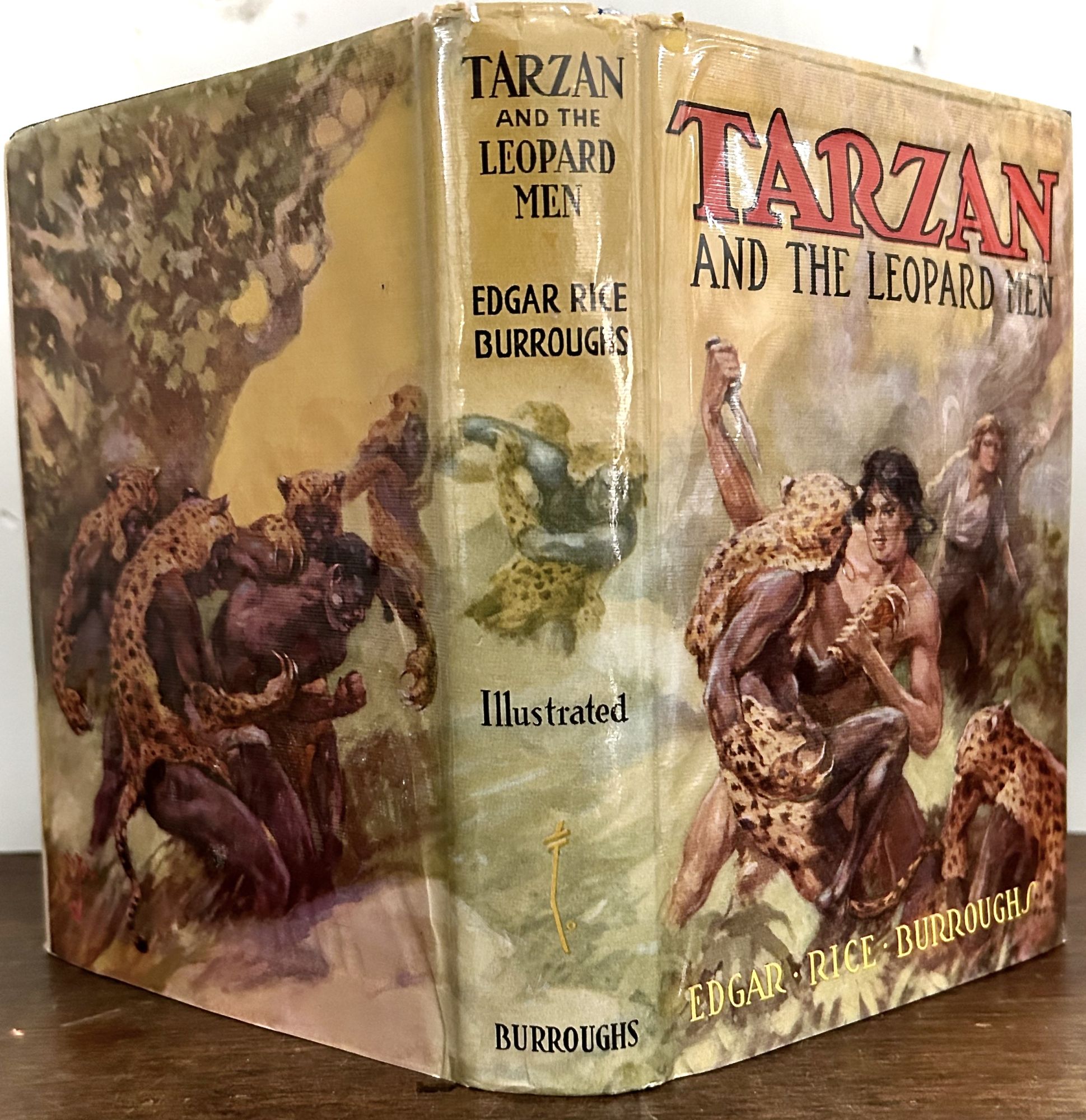 Tarzan And The Leopard Men; Illustrated by J. Allen St. John by ...
