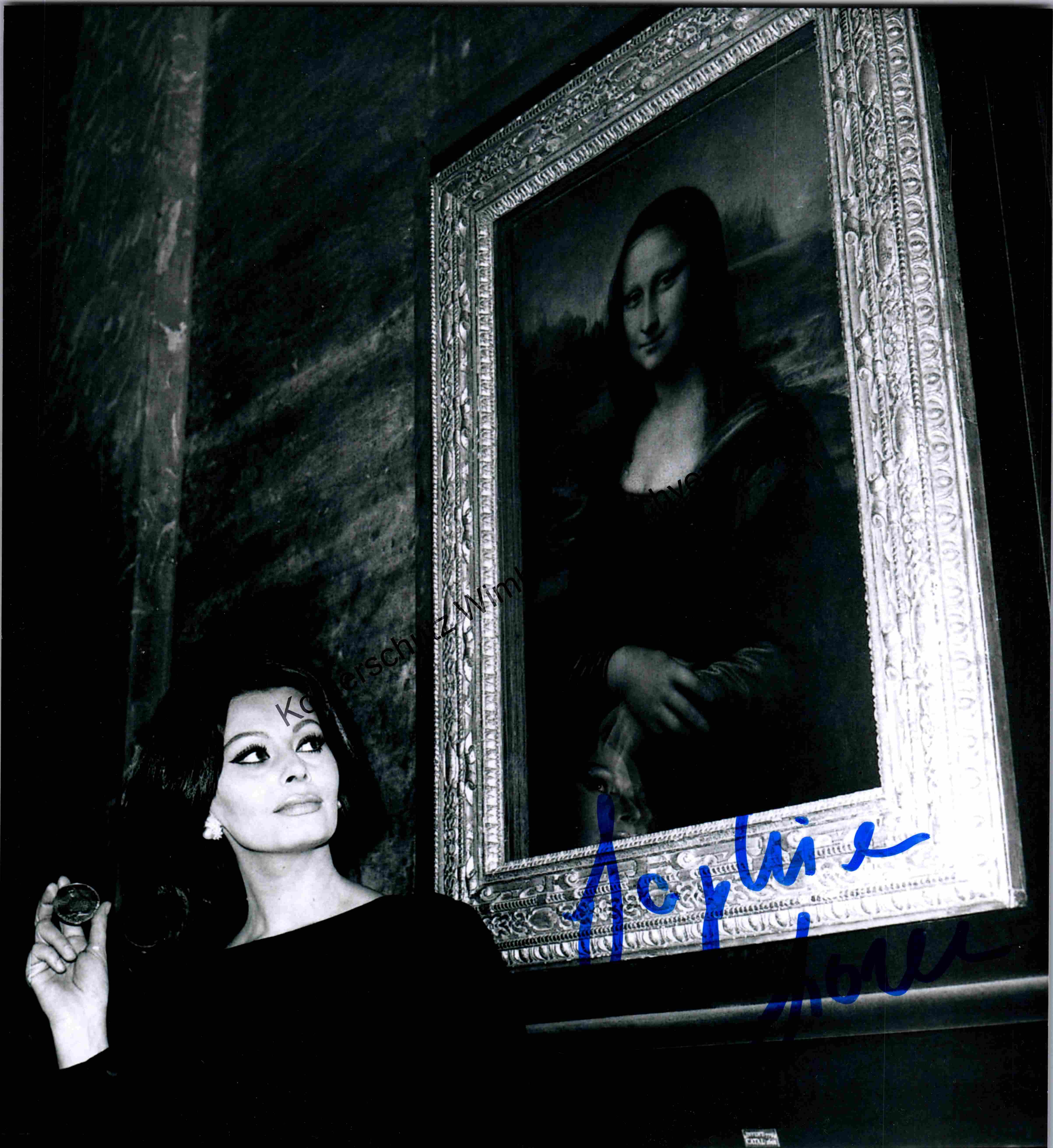 Original Autogramm Sophia Loren (*1934) /// Autogramm Autograph ...