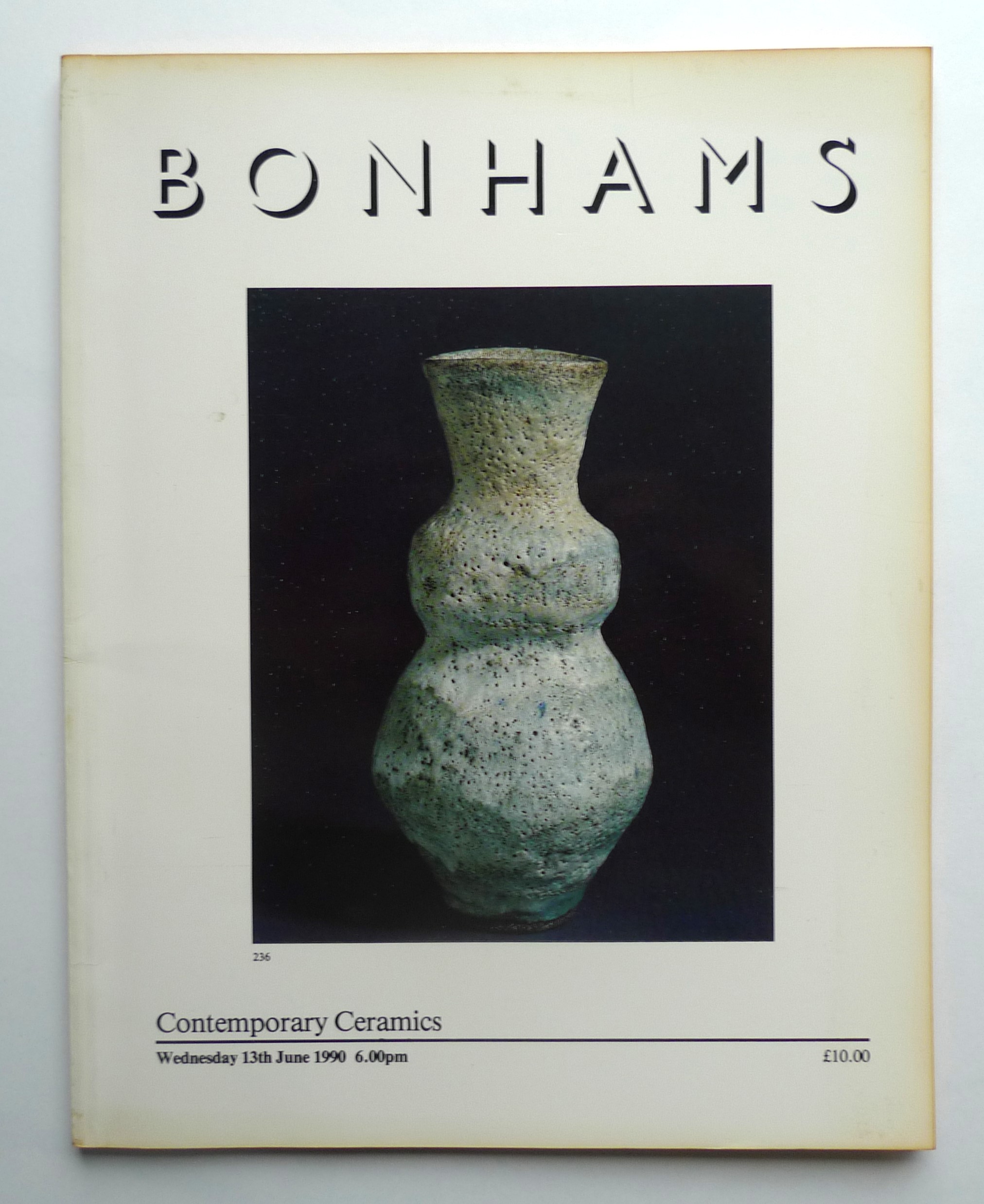 Contemporary Ceramics. Including a bronze head of Lucie Rie by Hans ...