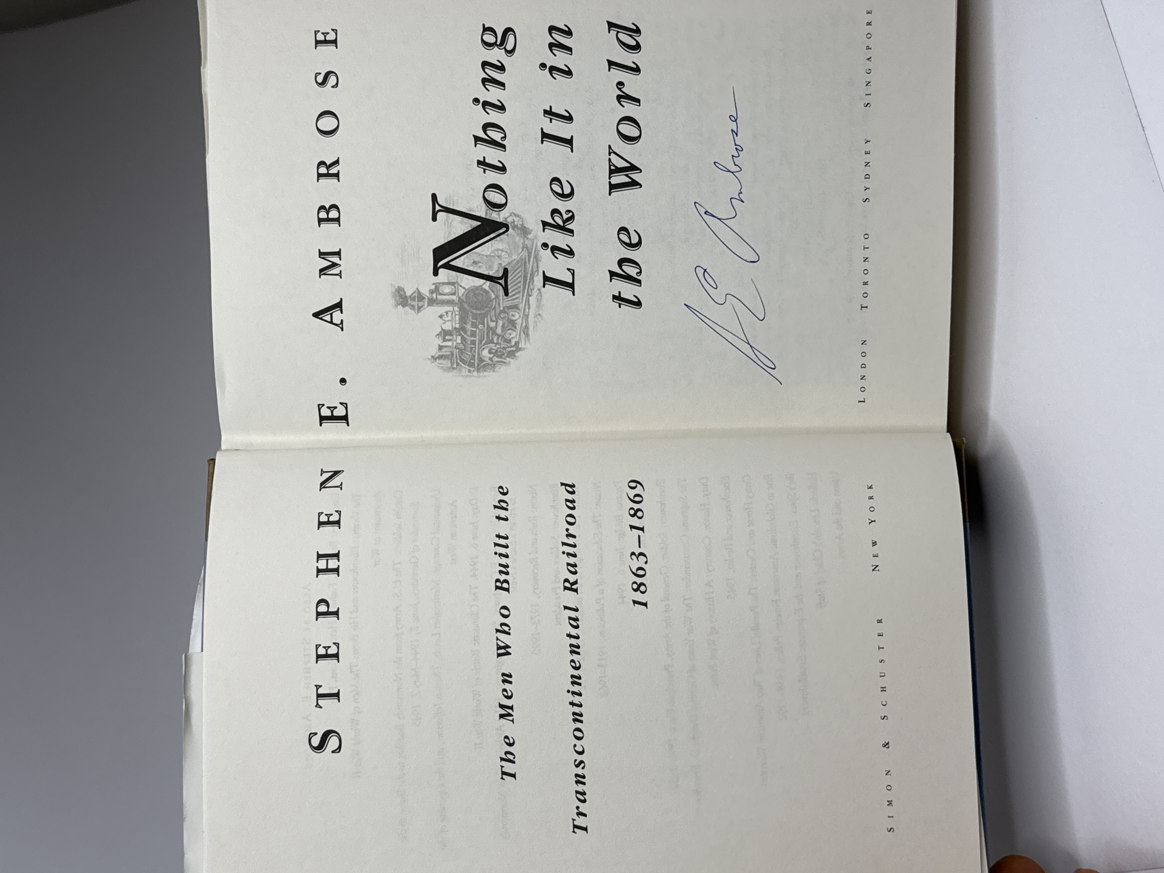 NOTHING LIKE IT IN THE WORLD : The Men Who Built the Transcontinental ...