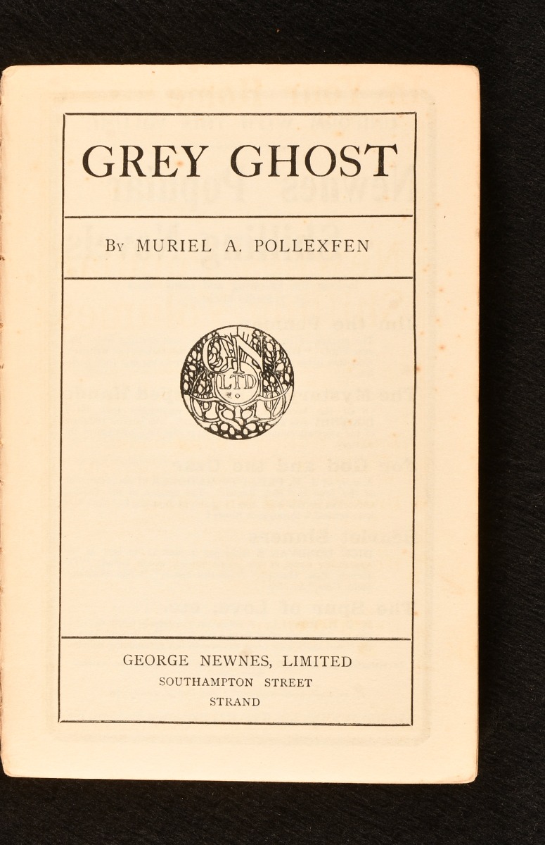Grey Ghost by Muriel A. Pollexfen: Good Only Paperback (1910) First ...