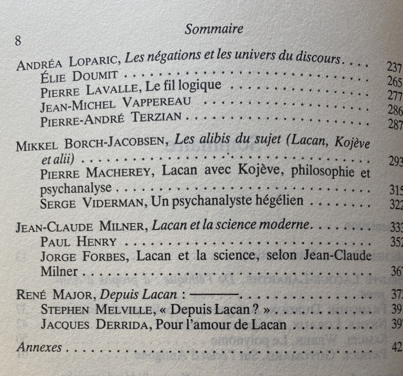 LACAN AVEC LES PHILOSOPHES by NATALIA AVTONOMOVA, ALAIN BADIOU, ETIENNE ...