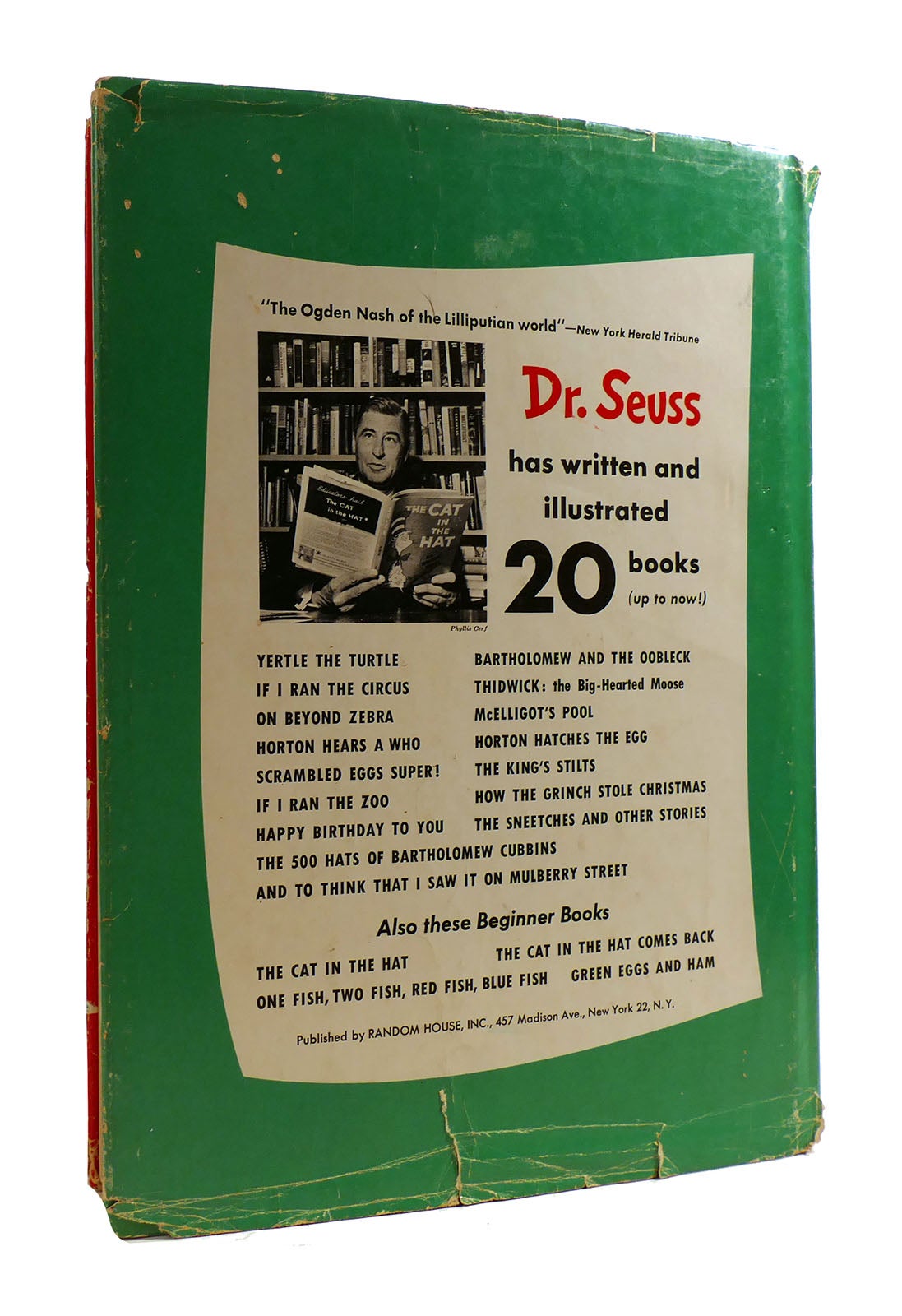 How The Grinch Stole Christmas By Dr Seuss Hardcover 1957 First