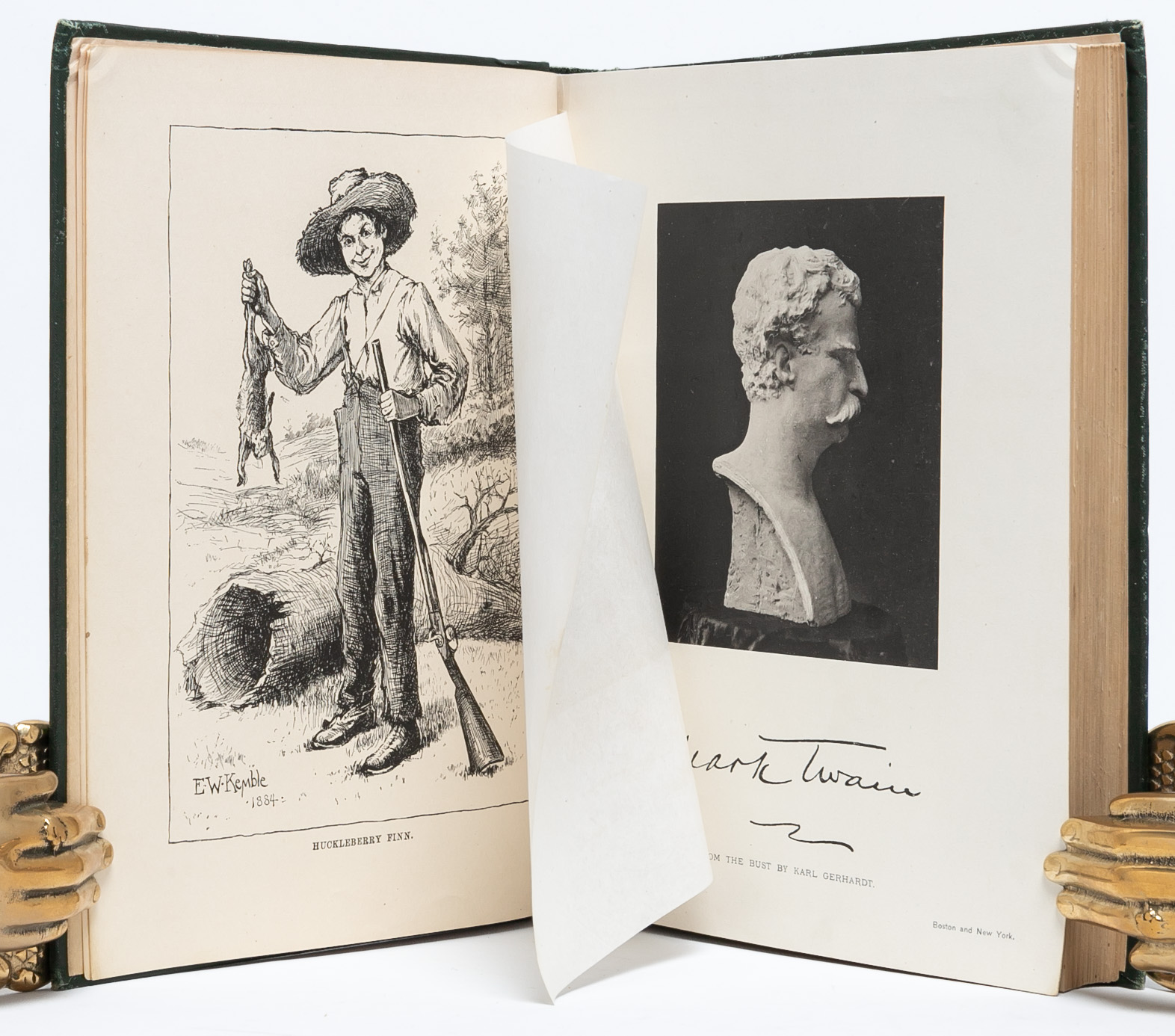 Adventures of Huckleberry Finn by Twain, Mark [Samuel L. Clemens]: Near ...