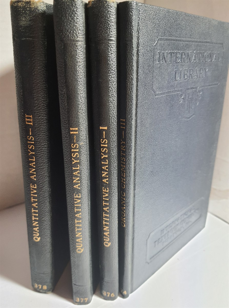 Four Books: Quantative Analysis, Books 1 -3; Organic Chemistry Book 3 ...