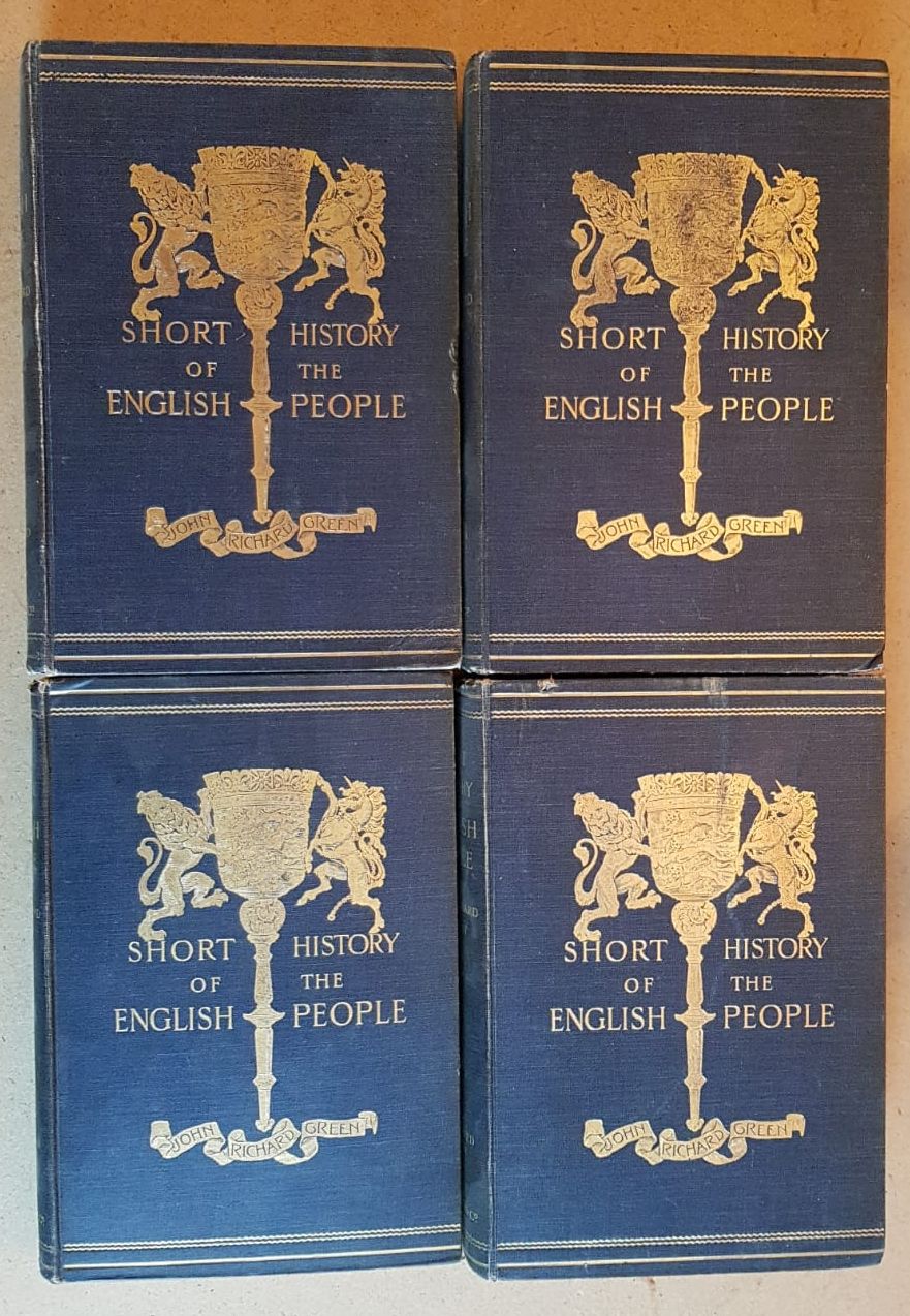 A Short History of the English People, Illustrated Edition, Four ...